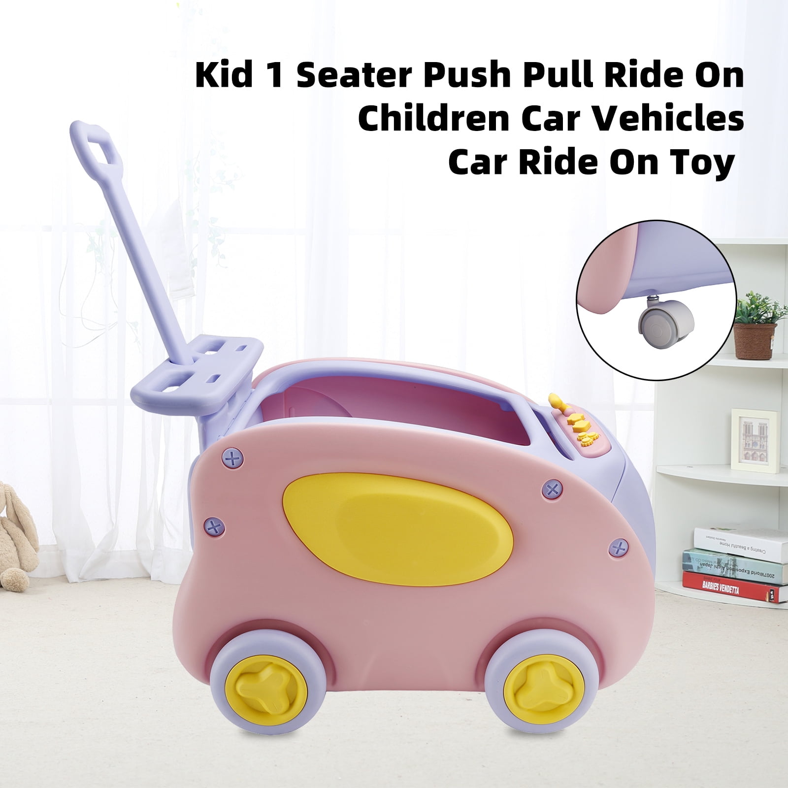 Kid 1 Seater Push Pull Ride On Children Car Vehicles Car Ride On Toy ...