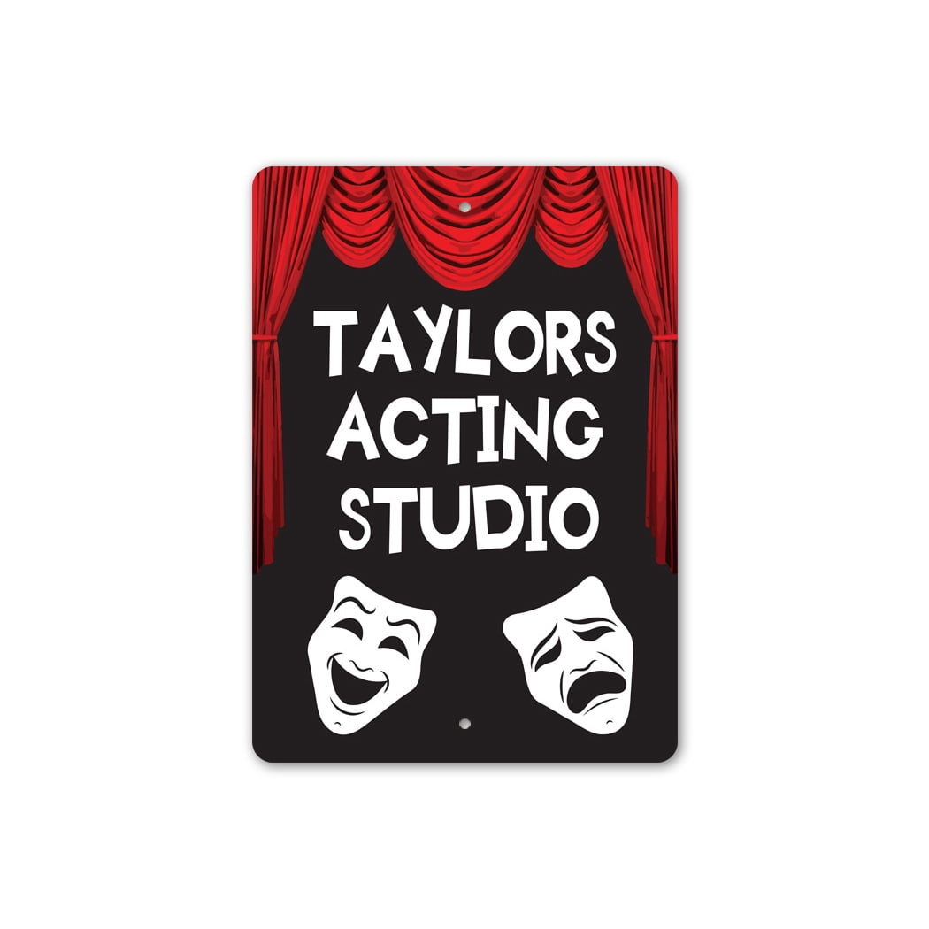 Kid Acting Studio Aluminum Metal Decor Sign - 10x14 inches - Walmart.com