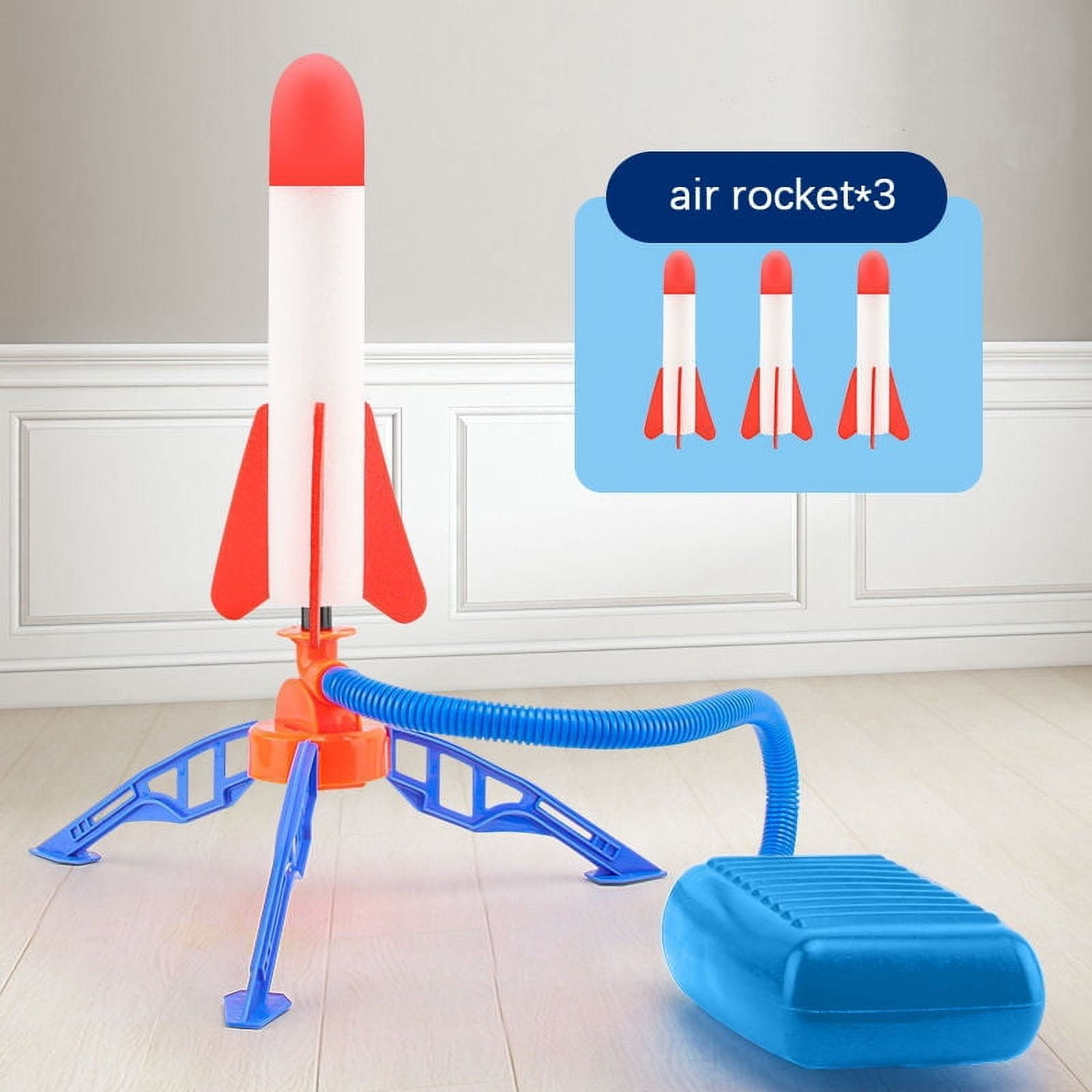Kid Air Rocket Foot Pump Launcher Toys Sport Game Jump High Outdoor ...