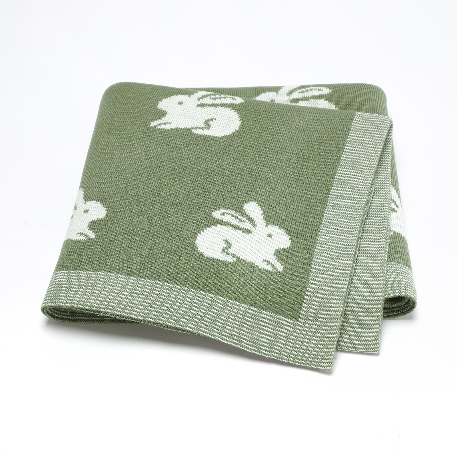 Kid Baby Blanket Knit Children Soft Stroller Swaddling Sleeping Cover ...