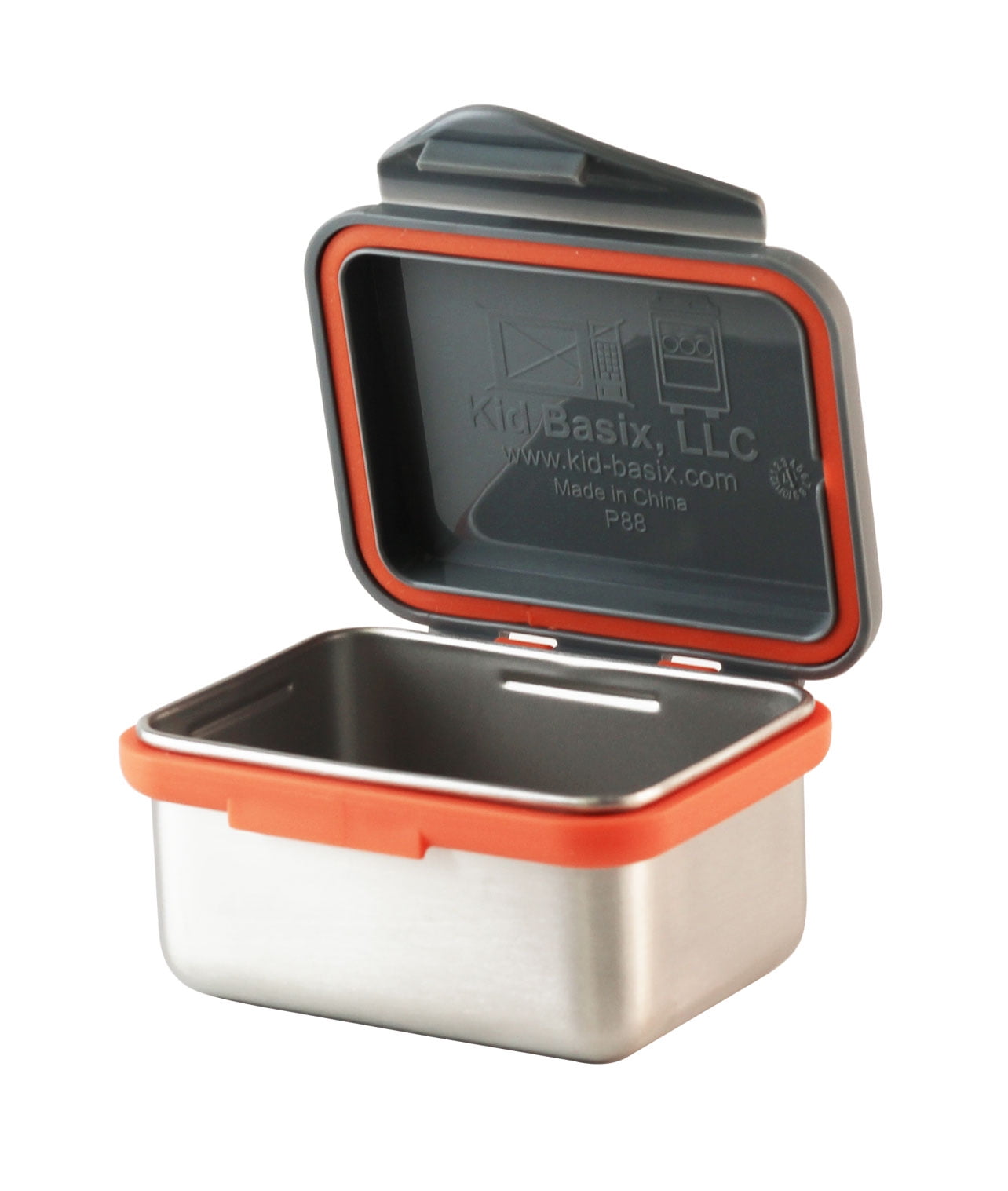 Kid Basix by New Wave Safe Snacker–Stainless Steel Lunchbox for Food ...