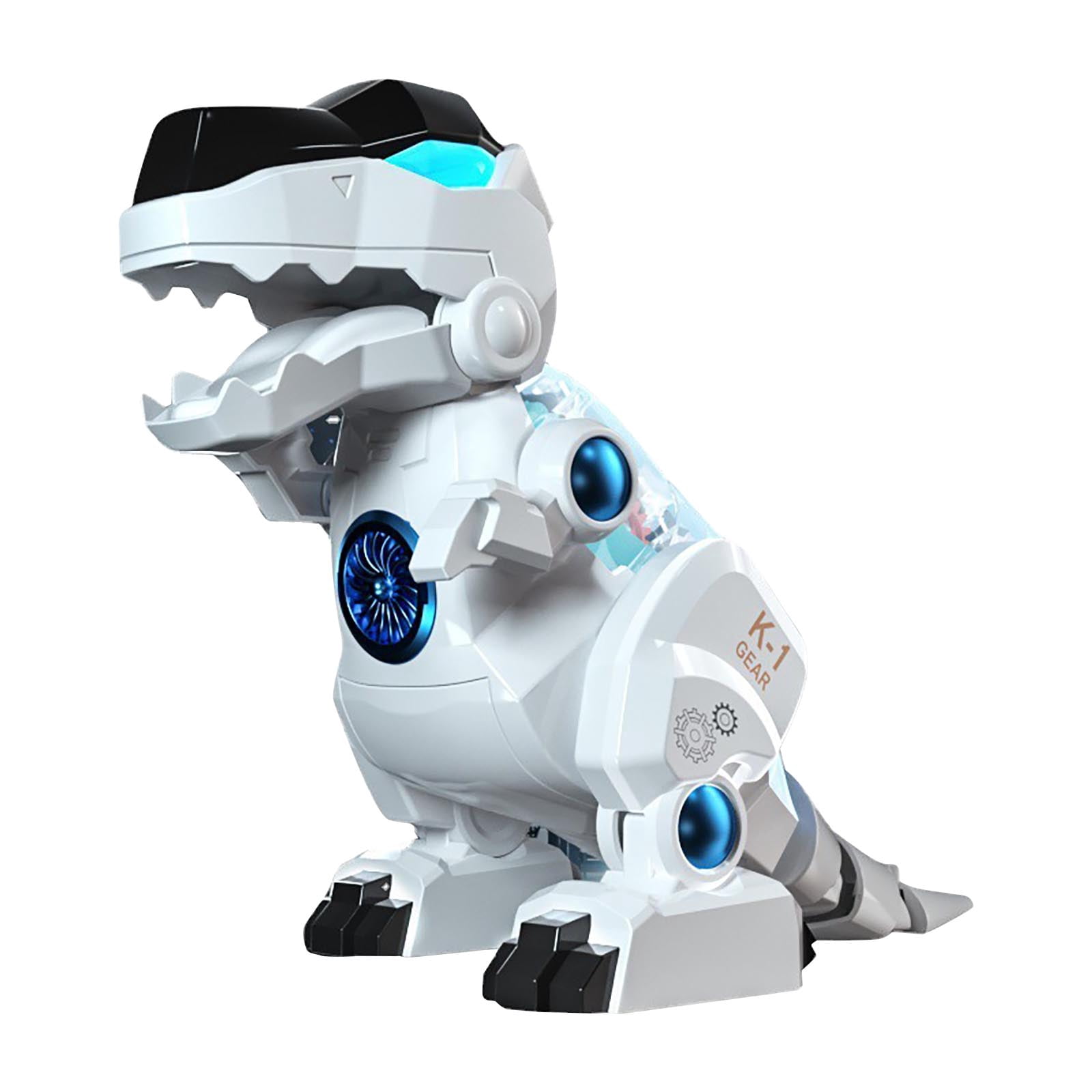 Kid Beads Preschool Electric Walking Gear Flashing Light Up Robot Bo ...