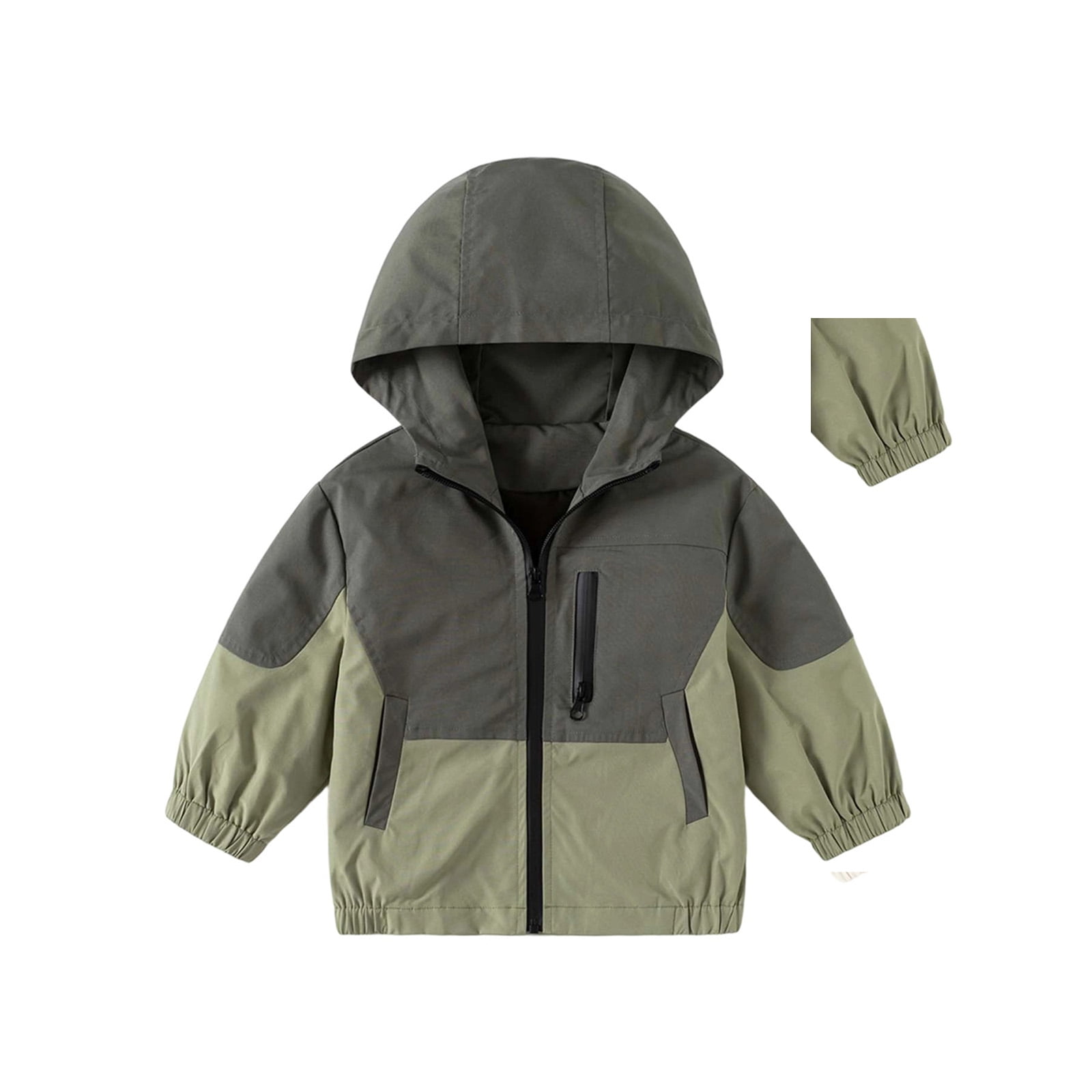 Kid Boy Jackets Kids Windbreaker Hoodie Zip Up Boys Lightweight Jacket ...