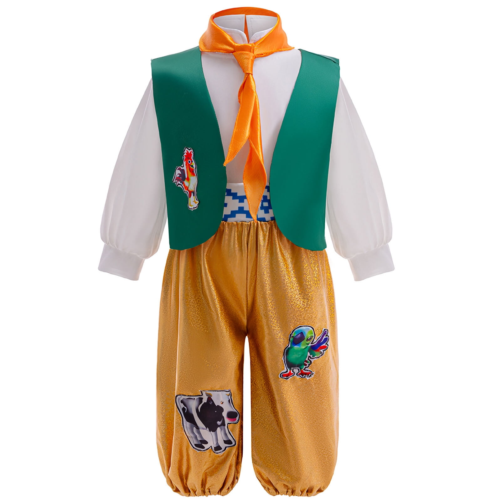 Kid Boys Cowboy Costume Halloween Music Cosplay Event Dress Up, Size 1 ...