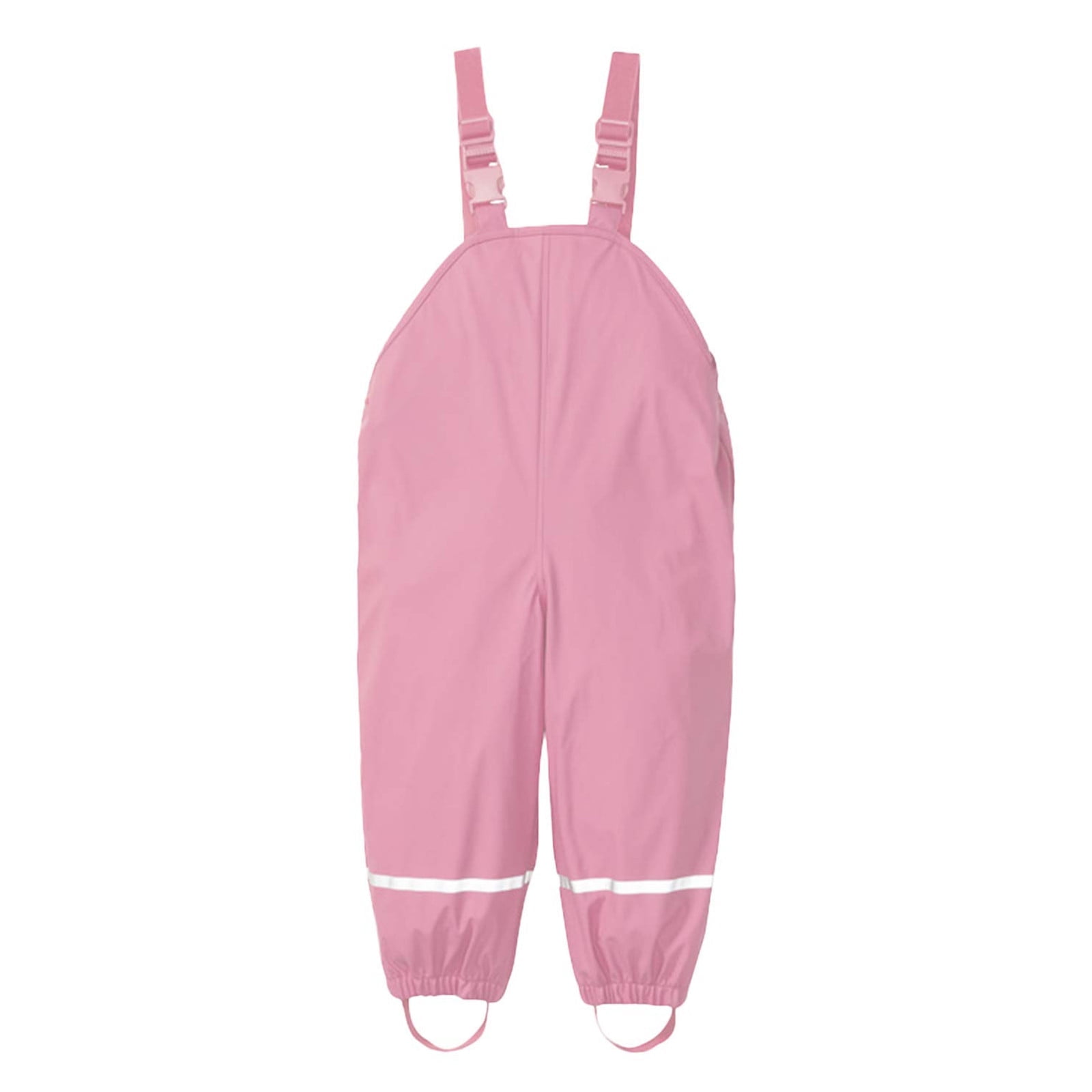Kid Boys Rain Pants Girls Waterproof Bib Overalls Mud Proof Solid ...