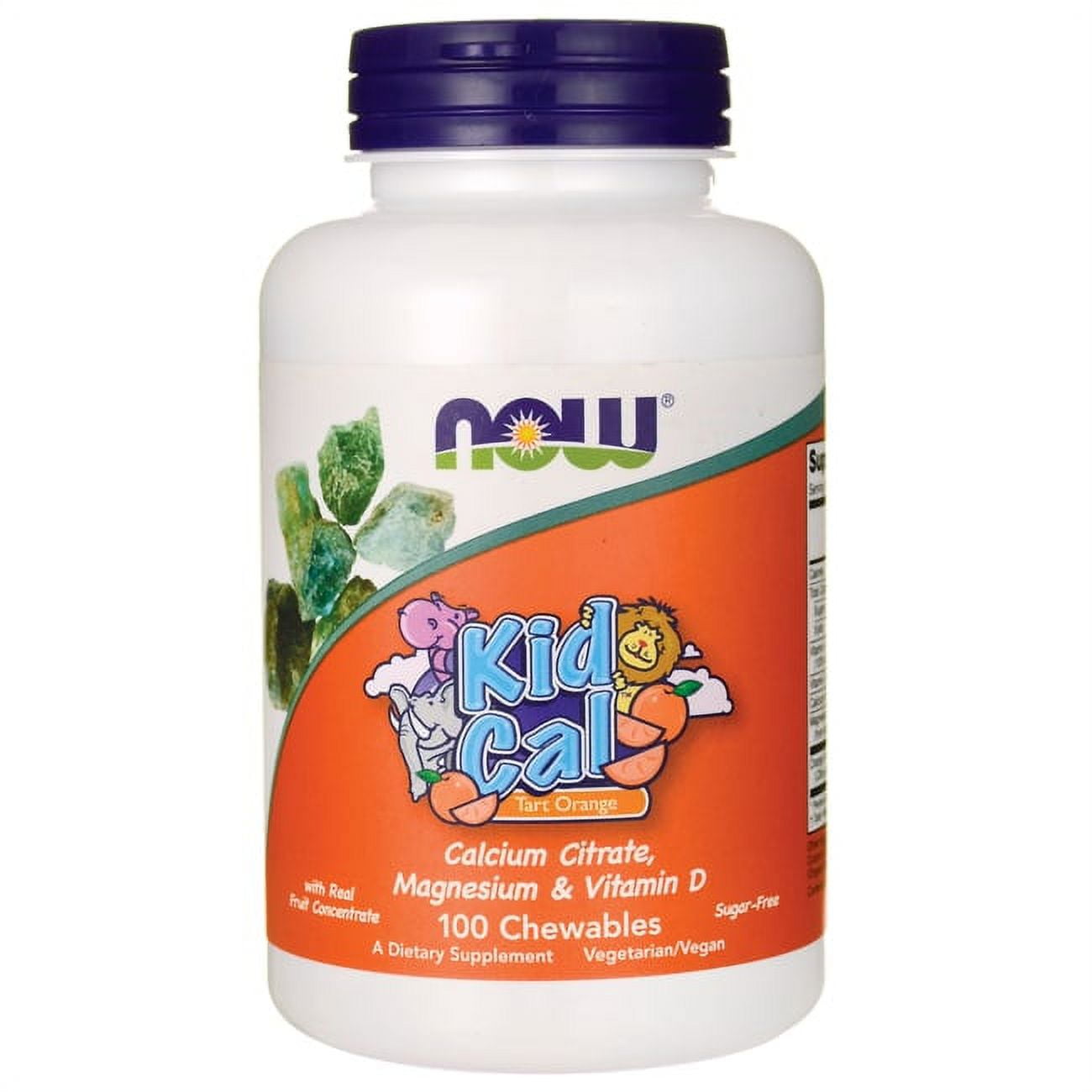 Kid Cal, 100 Chewables, NOW Foods - Walmart.com