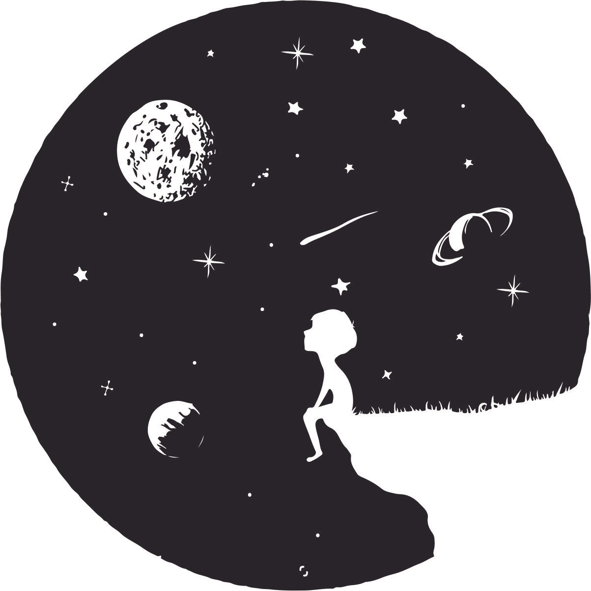 Kid Children Astronomy Outer Space Celestial Bodies Planets Shooting ...