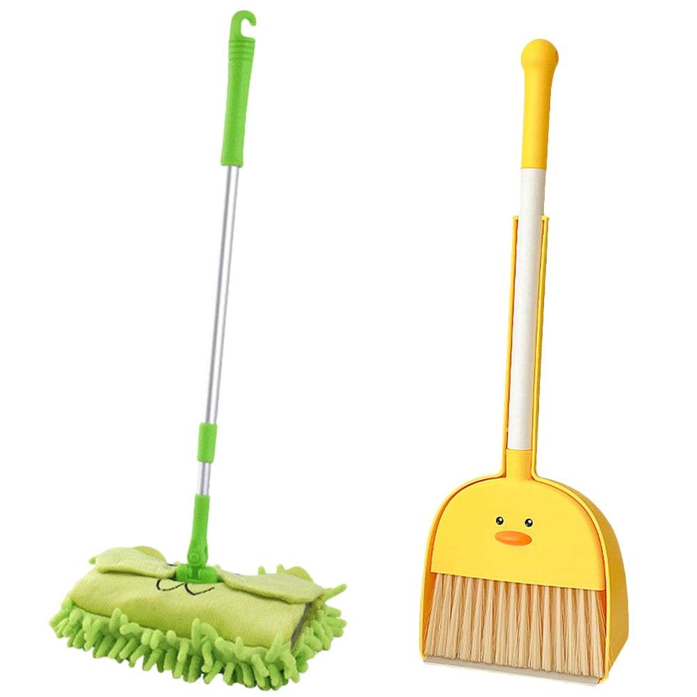 Kid Children's Broom Dustpan Mop Mini Sweeping and Mopping Toy Set 3 ...