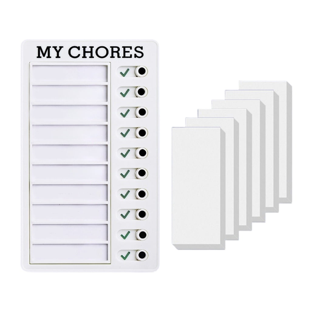 Kid Chore Chart Portable Routine Checklist Board for Daily Routine ...