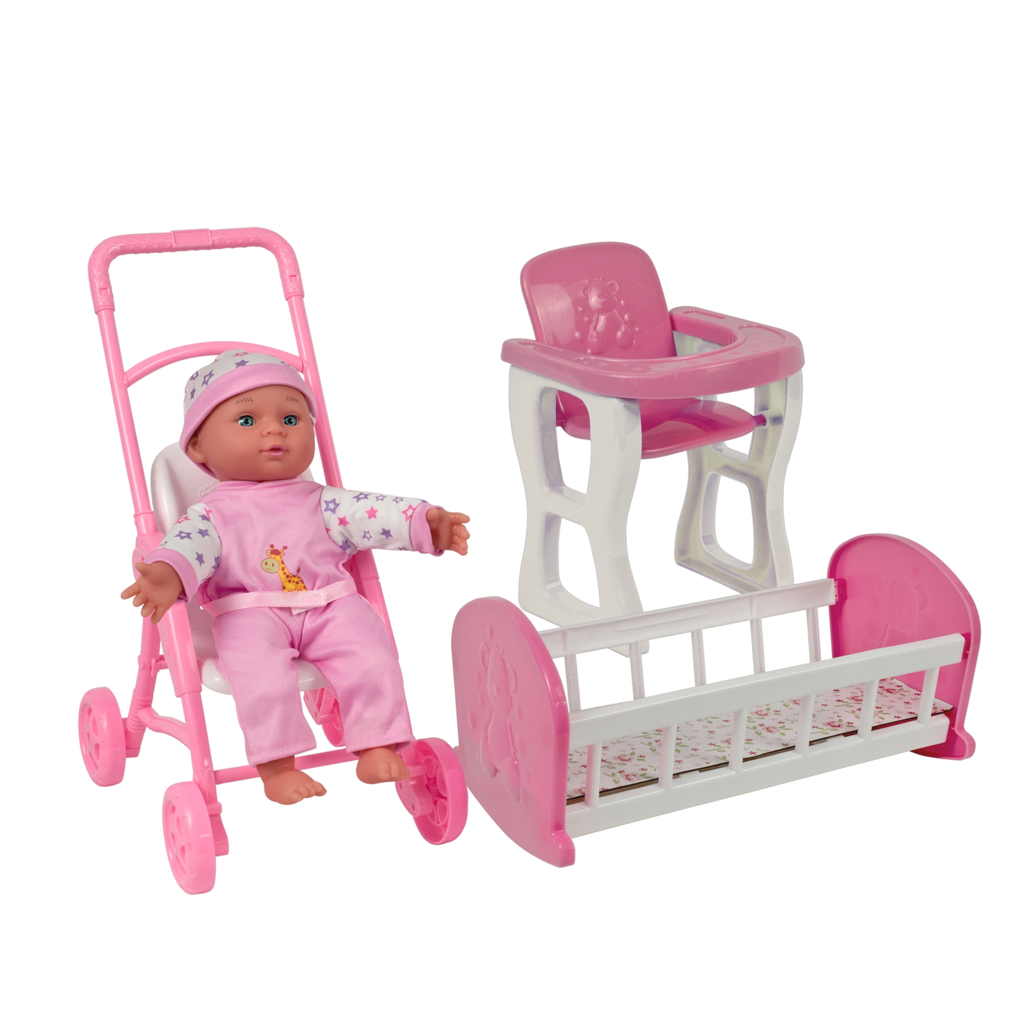 Kid Concepts Toys - 13" Soft Baby Doll 4 in 1 Set for Kids, Ages 3 ...
