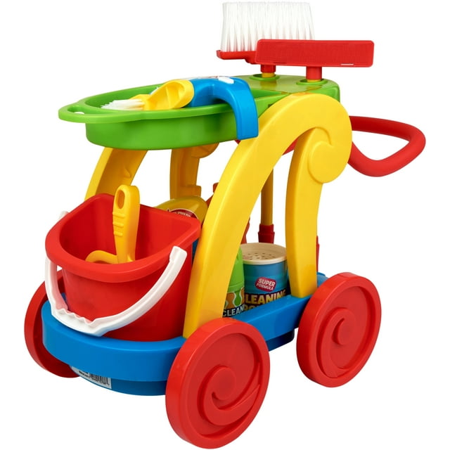Kid Connection Cleaning Cart Play Set Light & Sound Effects - Walmart.com