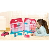 Kid Connection Doll House Playset with Vehicle, Garage, Family ...