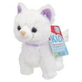 Kid Connection Mini Walking Pet White Cat Battery Plush Toy for ...
