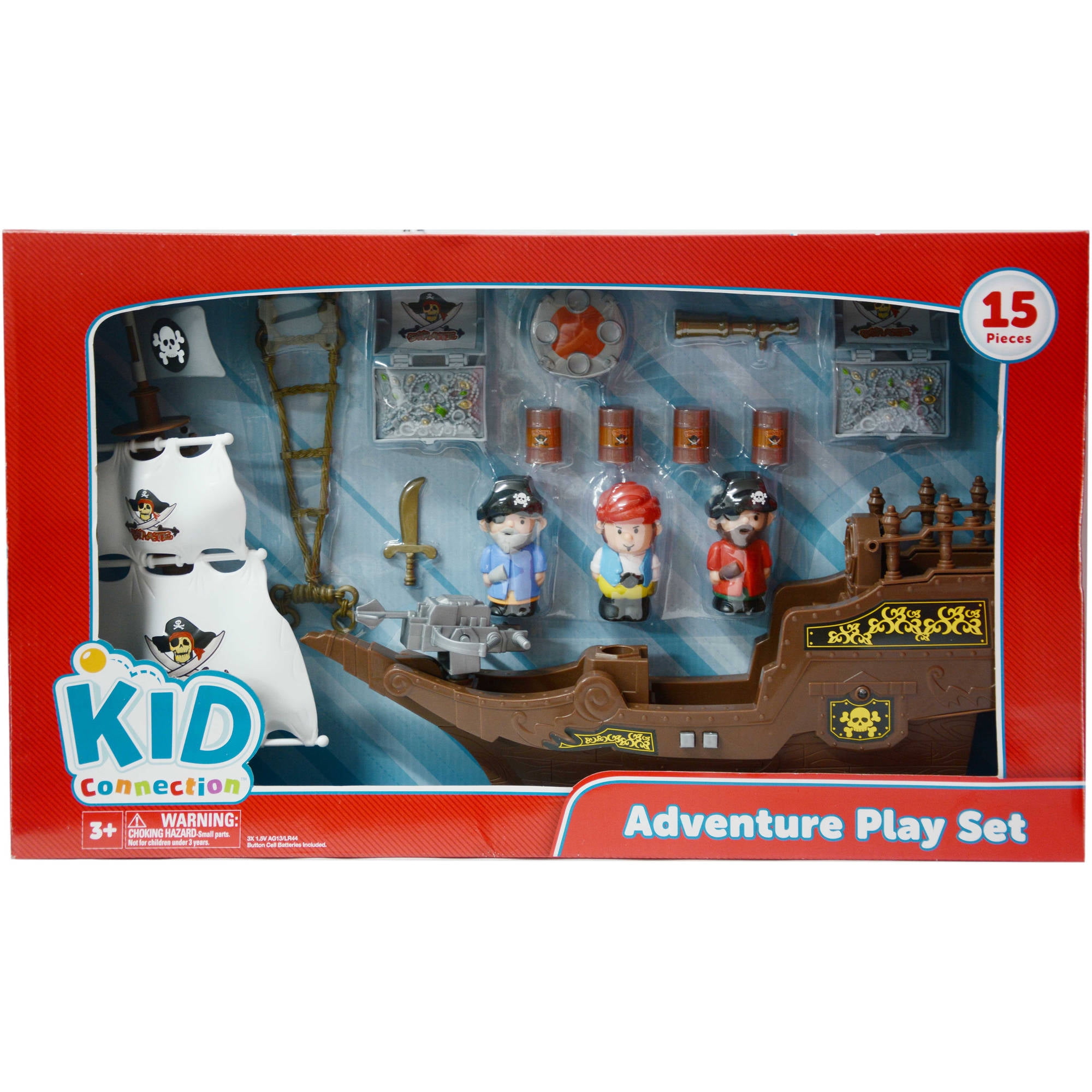 Kid Connection Pirate Ship Play Set - Walmart.com