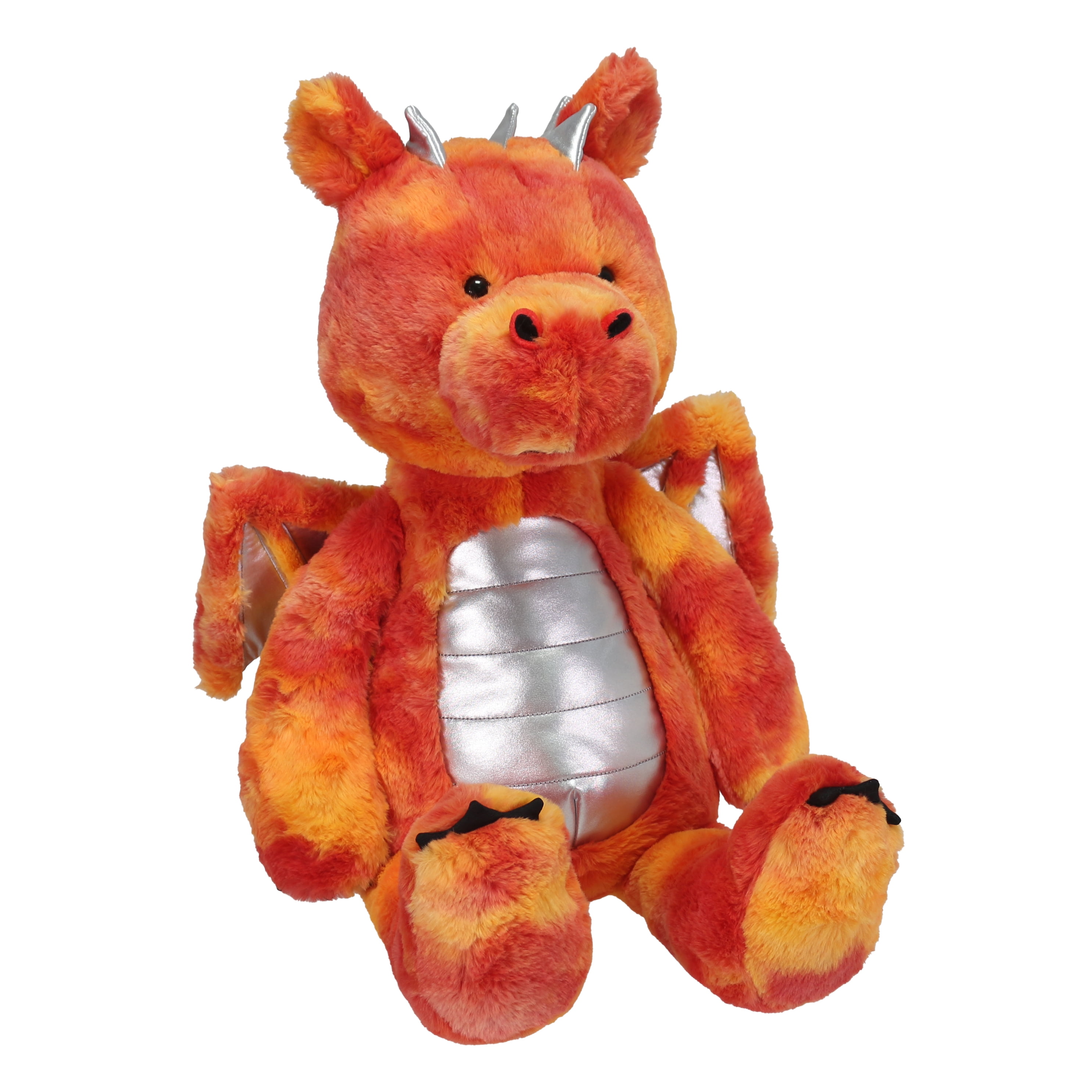 Kid Connection Plush Red Dragon 16 inches Soft Cuddly Toy with Elevated ...