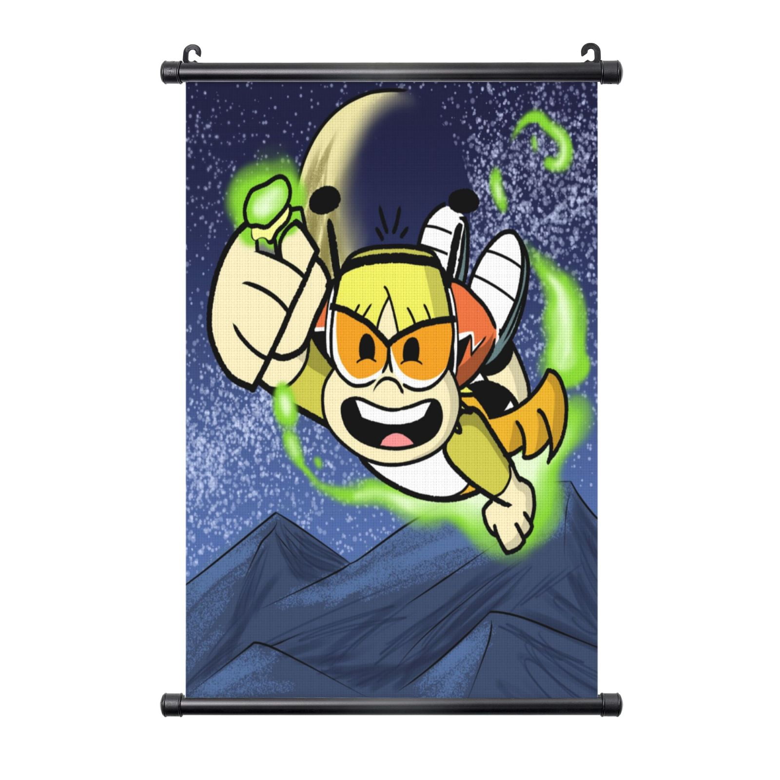 Kid Cosmic Poster Plastic Shaft Wall Hanging Banner Artwork Canvas Wall ...