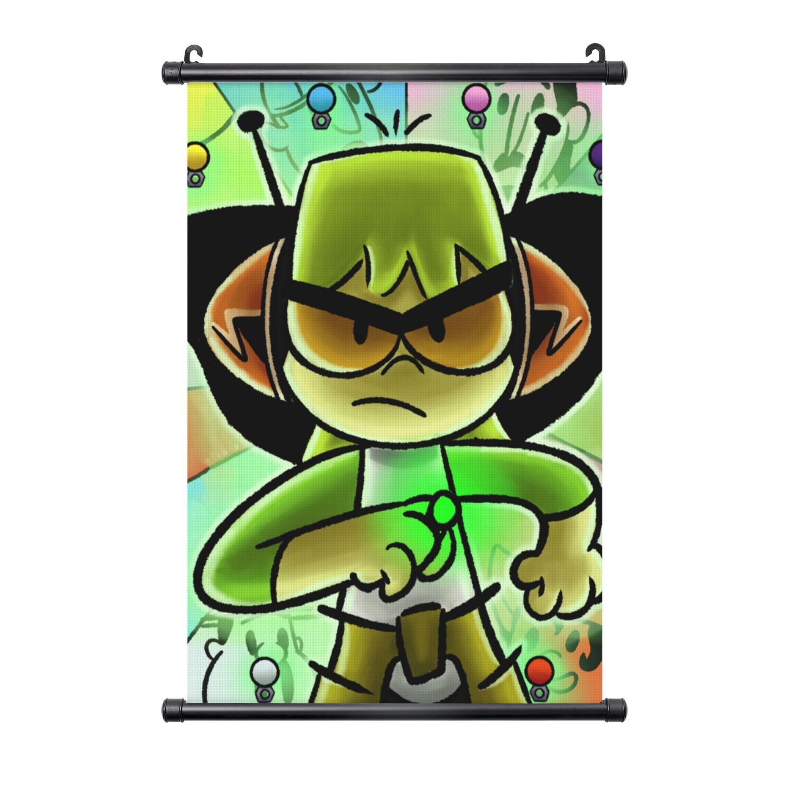 Kid Cosmic Poster Plastic Shaft Wall Hanging Banner Artwork Canvas Wall ...