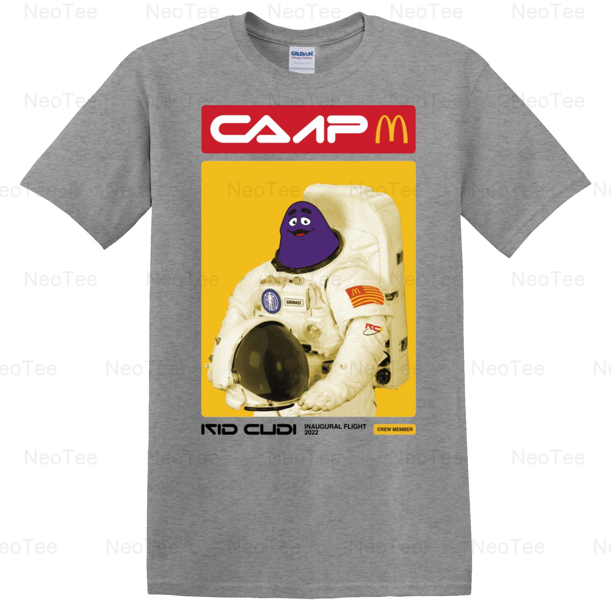 Kid Cudi Mcdonalds Merch Camp Cudi Rapper Hip Hop Music Man On Moon T ...