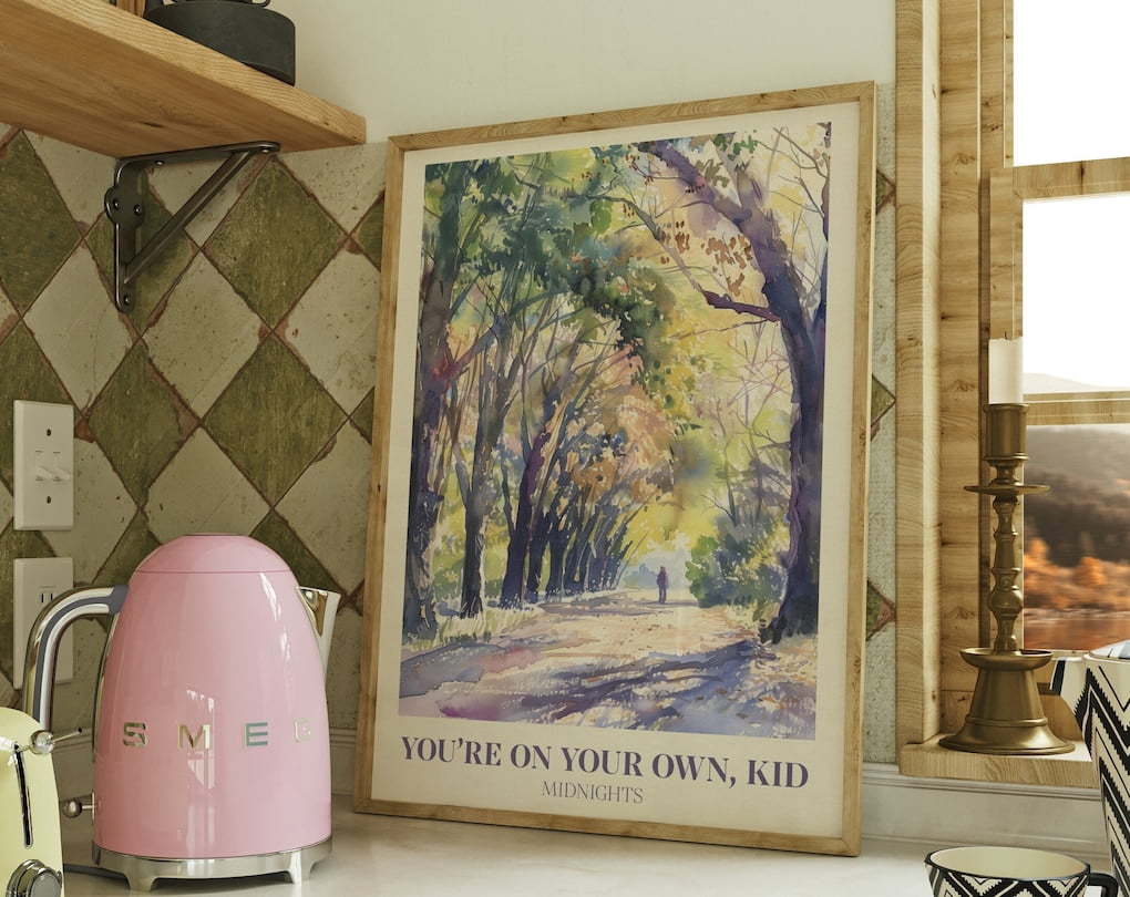 You'Re On Your Own Kid Digital Print Music Wall Art Aesthetic Print ...