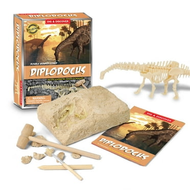 National Geographic Dino Fossil Dig Kit with Real T-Rex Tooth for Kids ...
