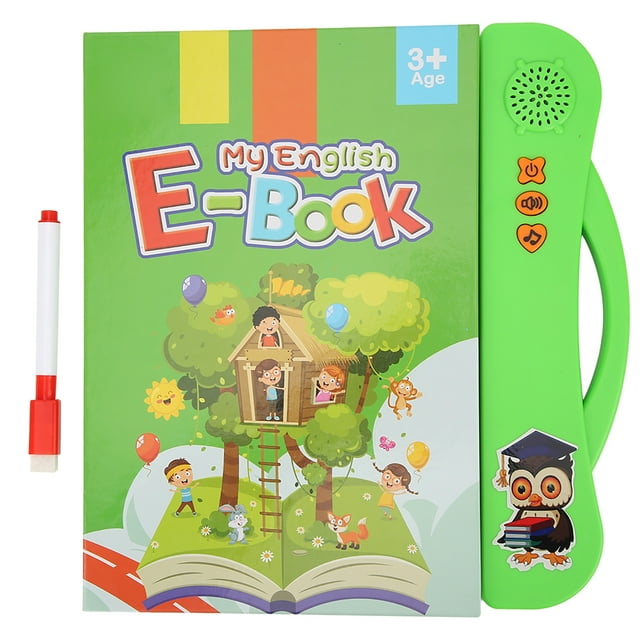 Kid English E Book Electronic Sound Book Educational Toy Reading ...
