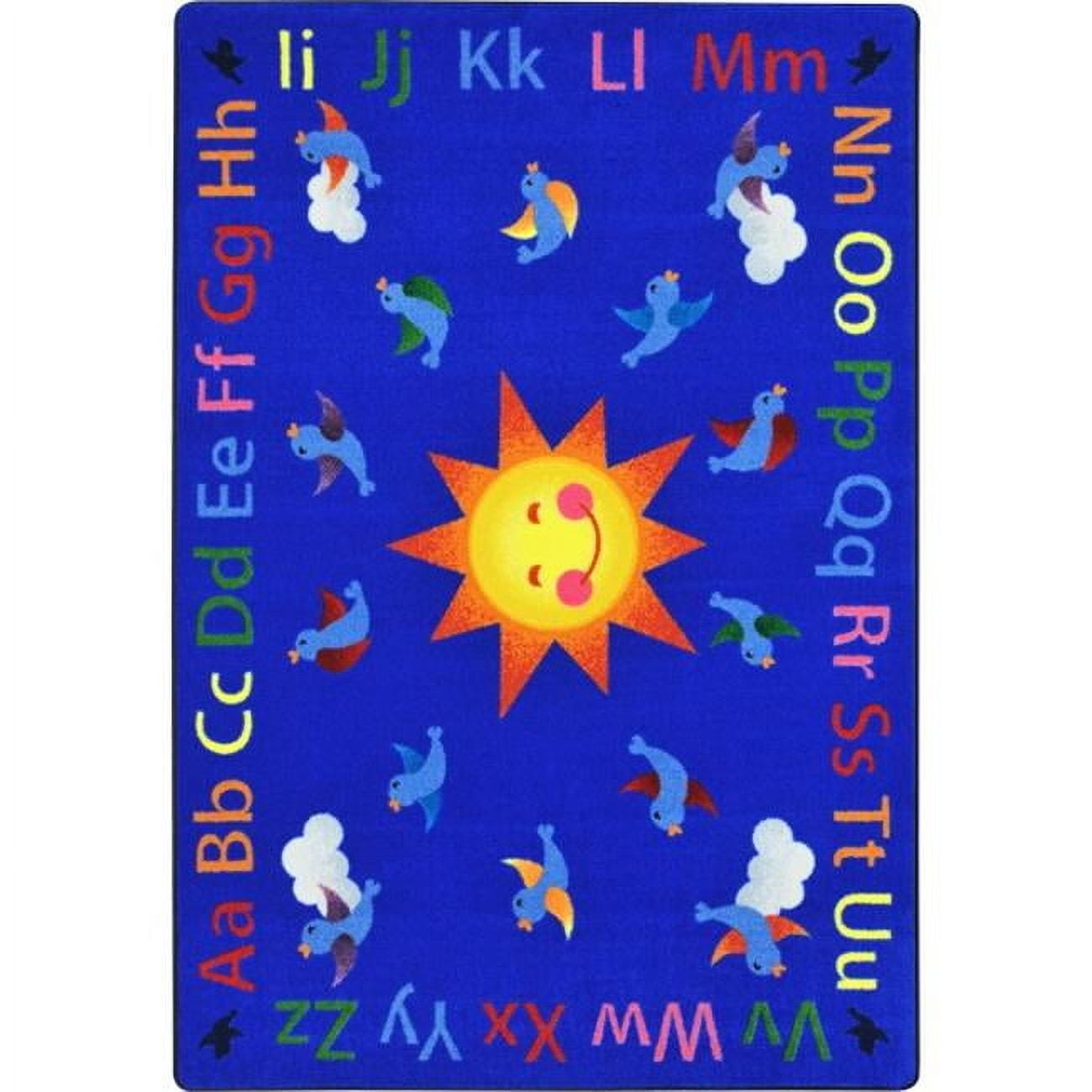 Kid Essentials Alphabet Tweet Early Childhood Oval Rugs Multi Color - 7 ...
