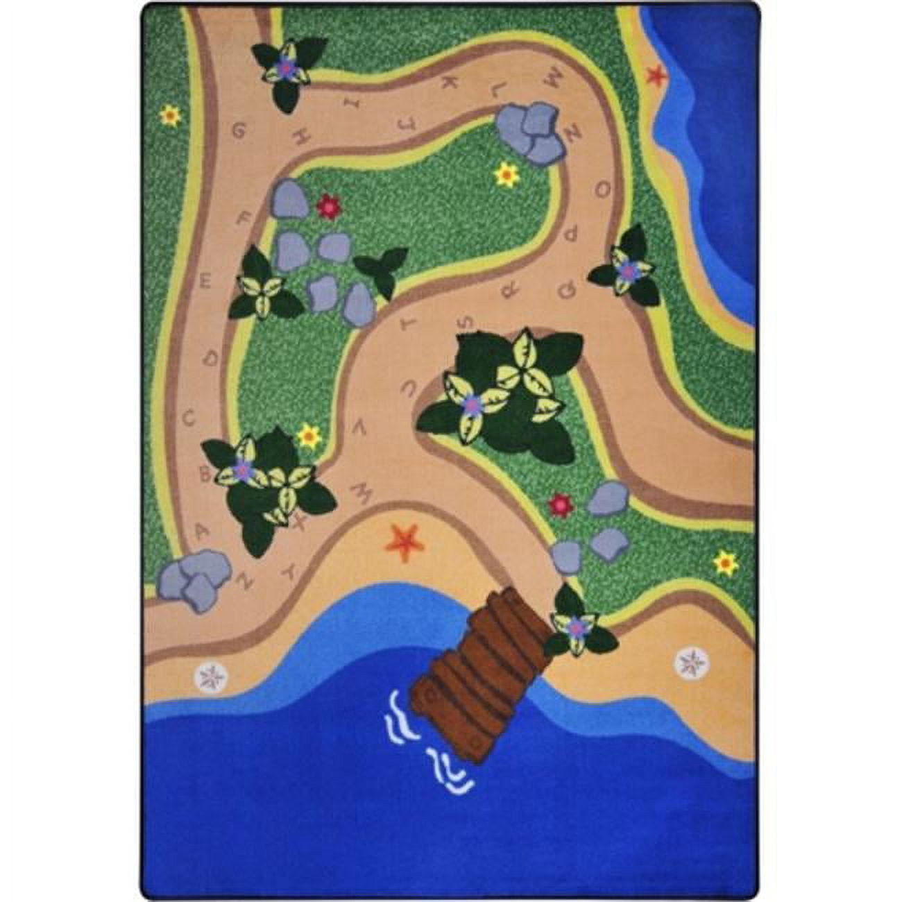 Kid Essentials Sandy Shores Early Childhood Rectangle Rugs Multi Color ...