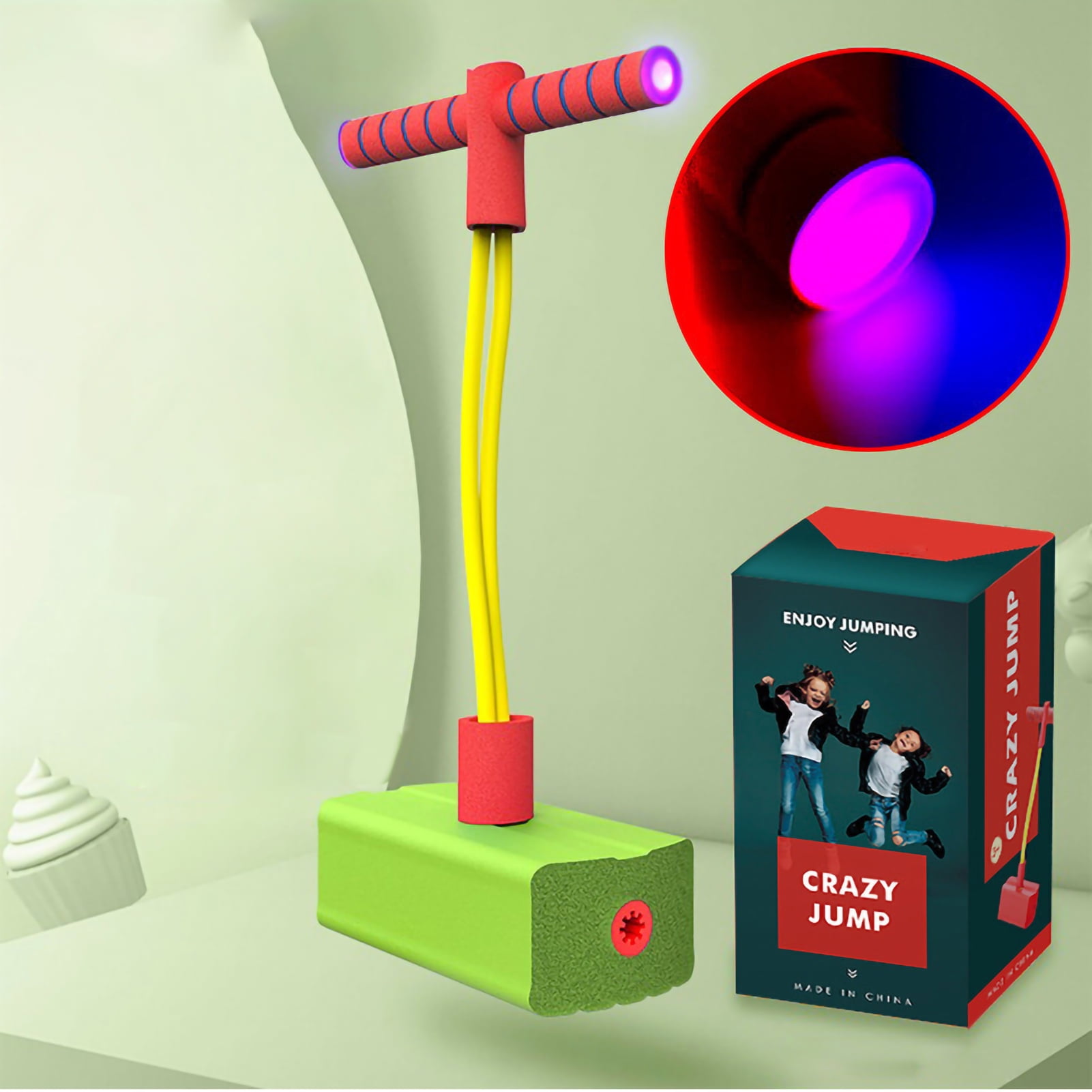 Kid Foam Pogo Jumper Foam Jumper Bounce Balance Training Foam Bouncing ...