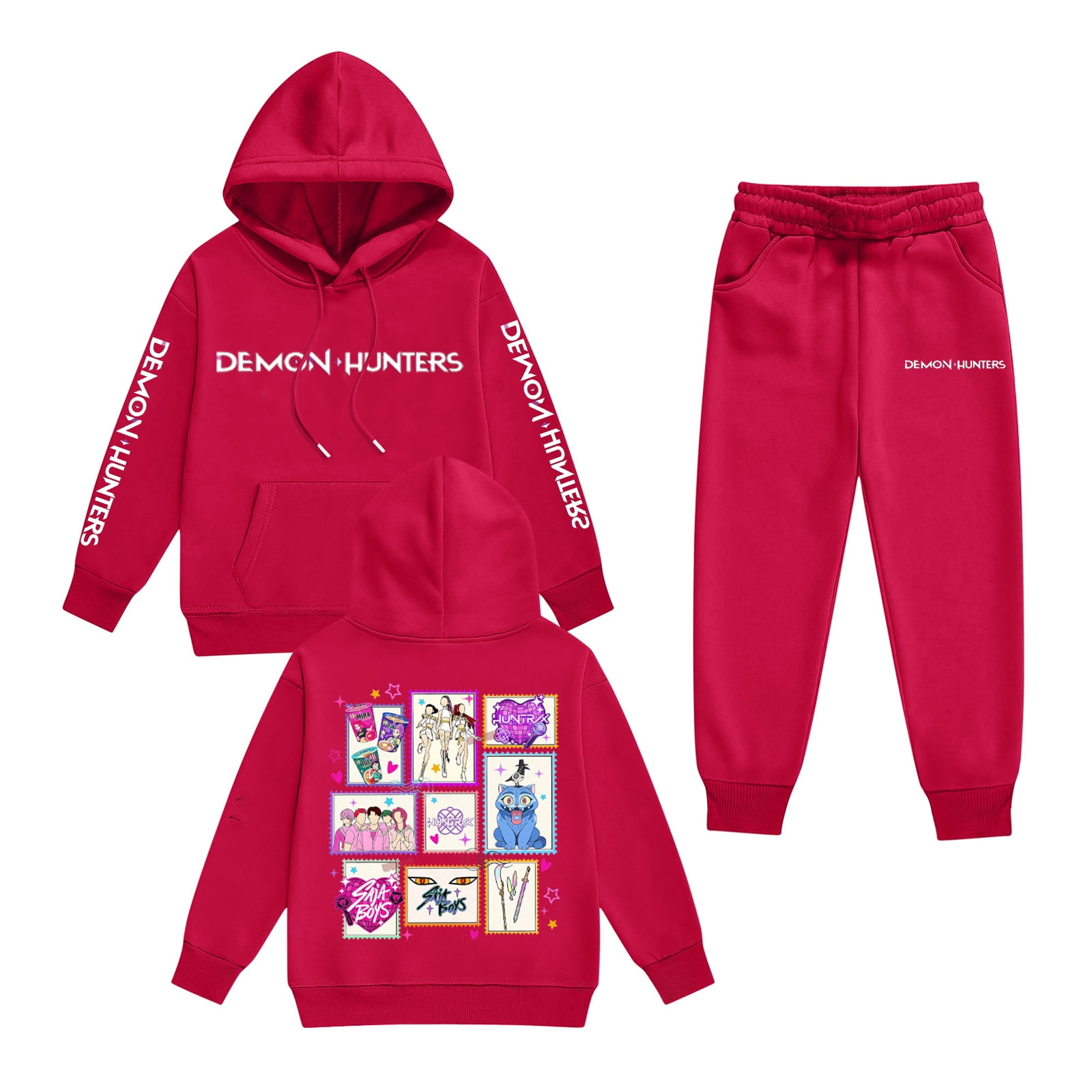 Kid Girl Pop Singer Hoodie Set,Crewneck Sweatshirt Pullover Long Sleeve ...
