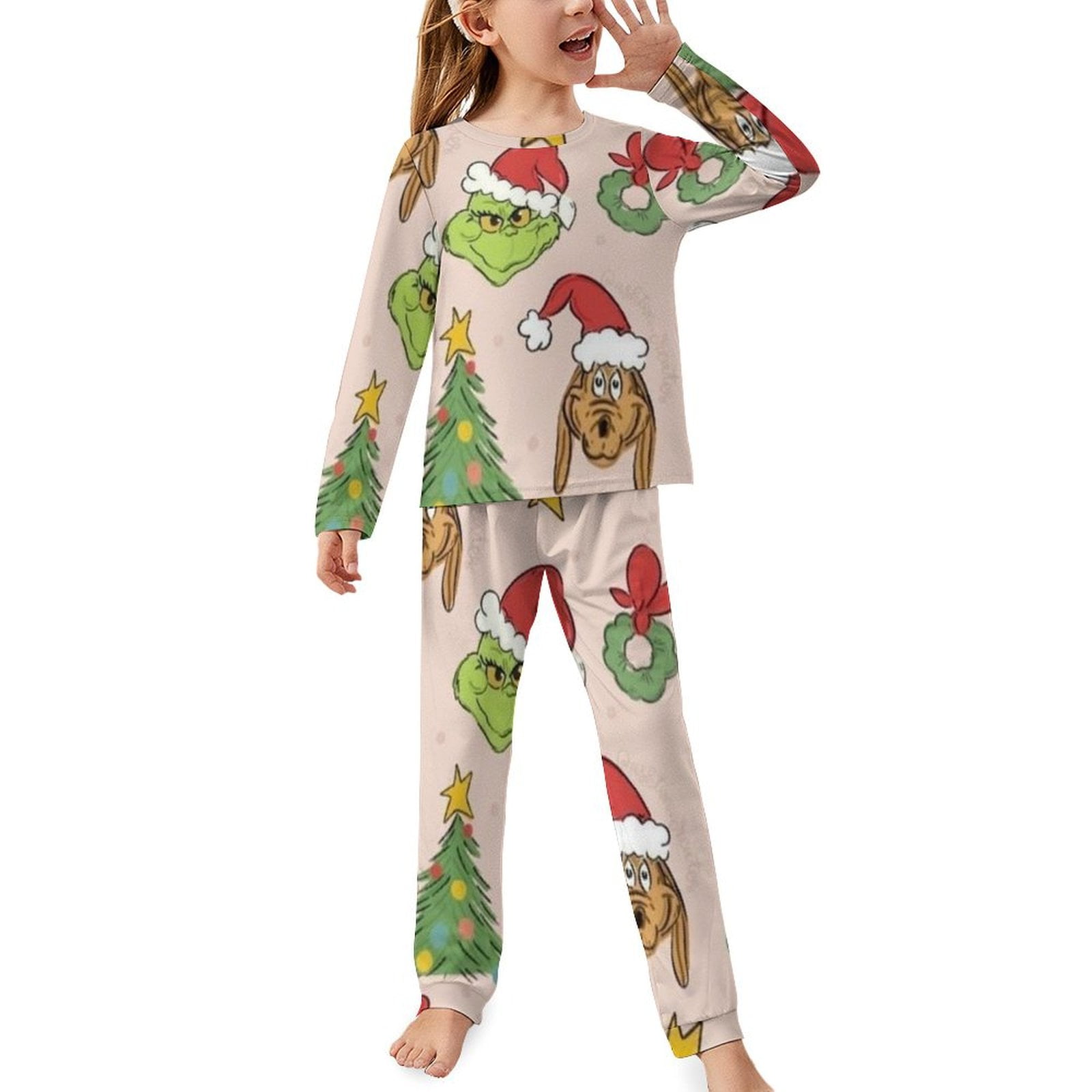 Kid Girls And Toddlers' Snug-Fit Pajama Sleep Sets 110CM - Walmart.com