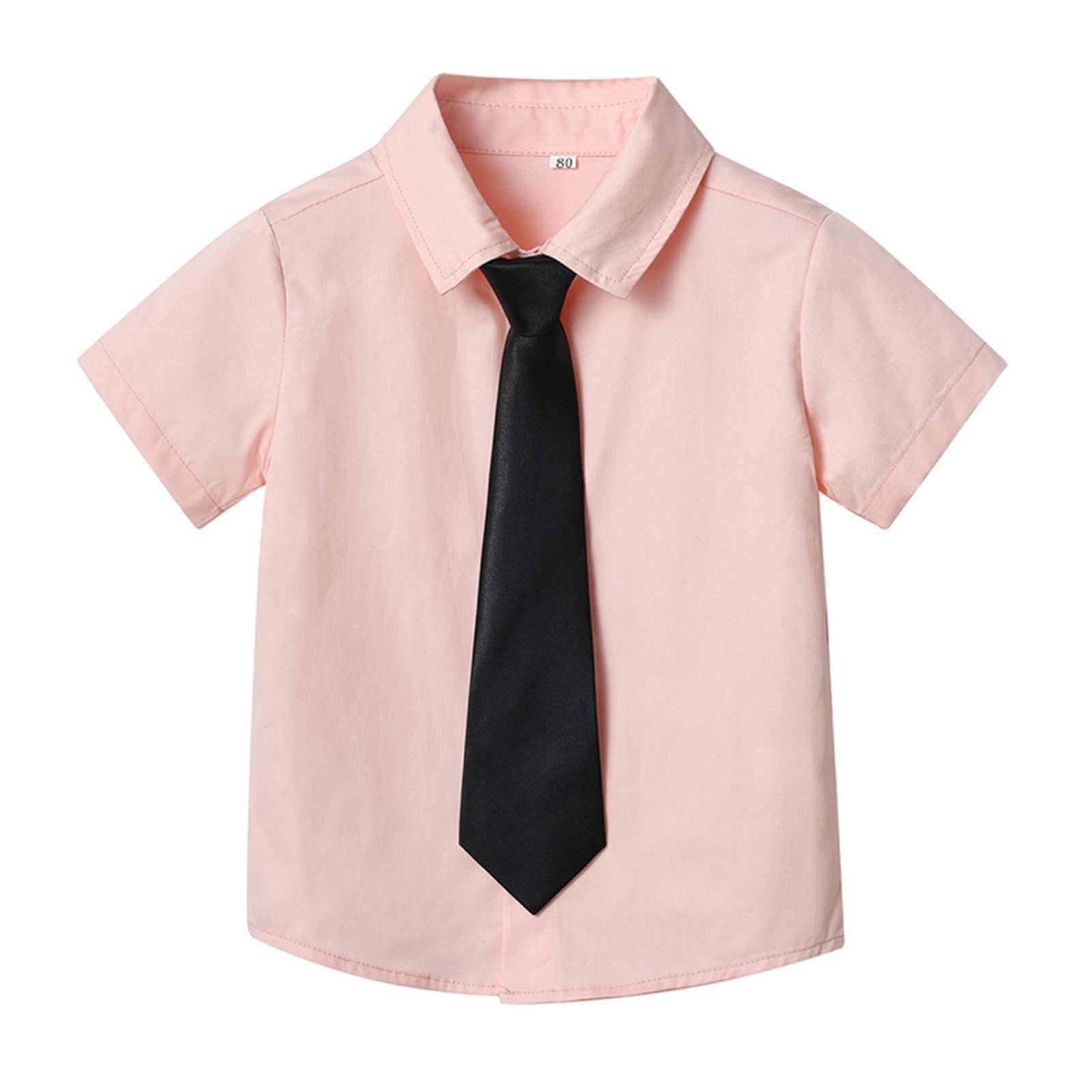 Kid Girls Button Down Shirts Boys Formal Shirt Girls Pink Button Down ...