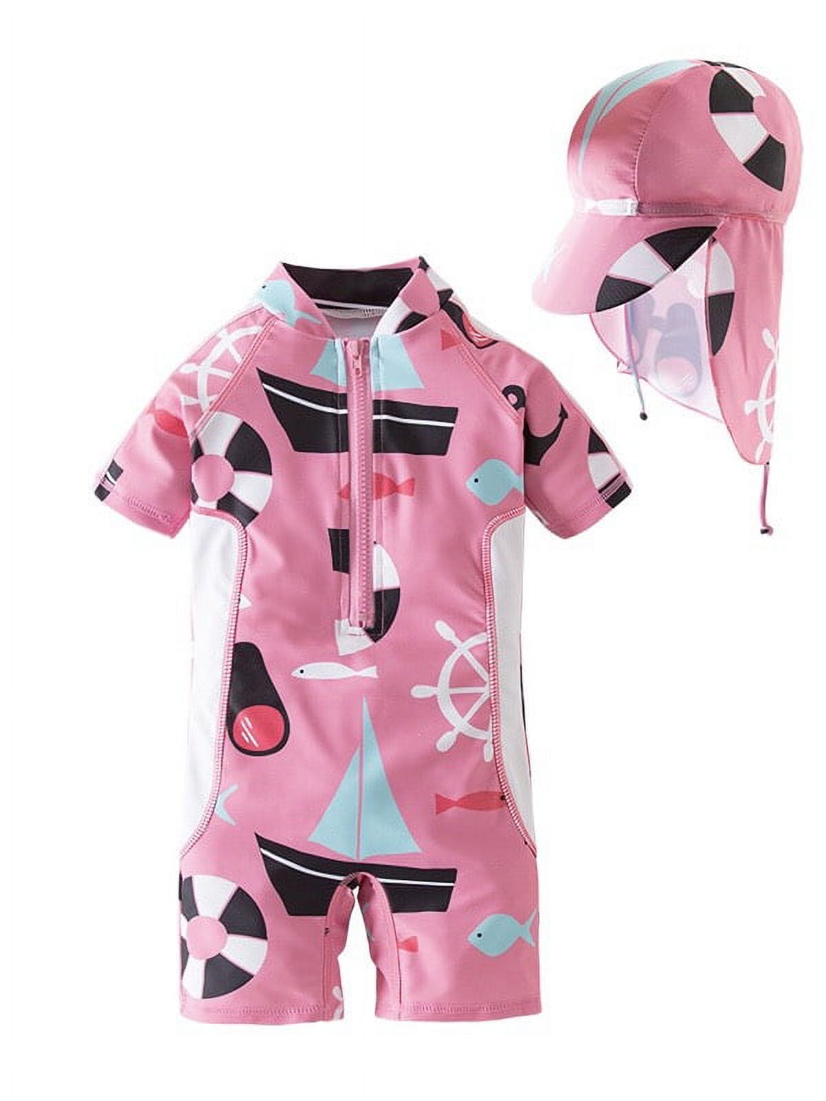 Kid Girls Chic Rash Guard Swimsuit Pool Party Swim Wear Beach Bathing ...