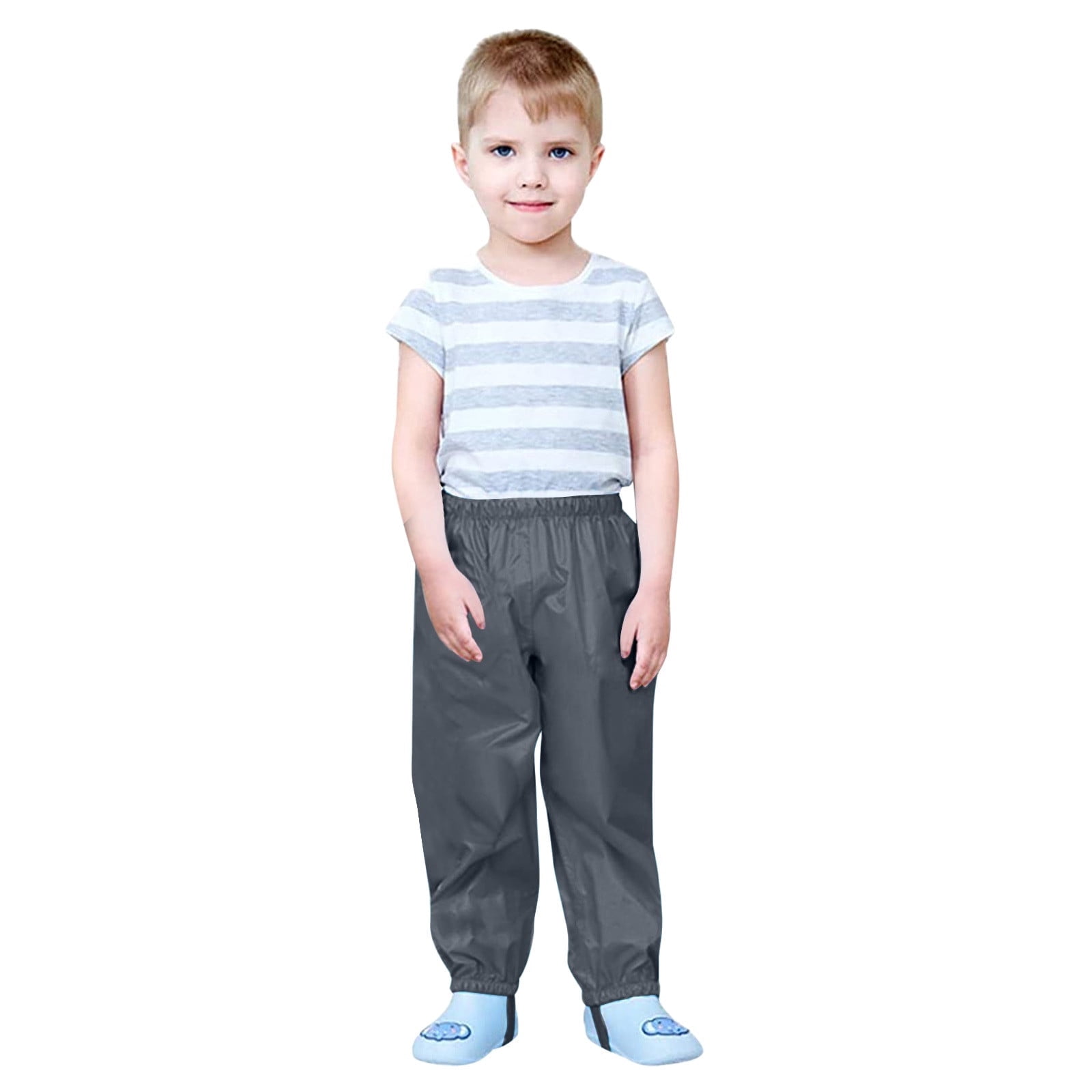 Kid Girls Rain Pants Boys Waterproof Jumpsuit For Kids Dirty Proof ...