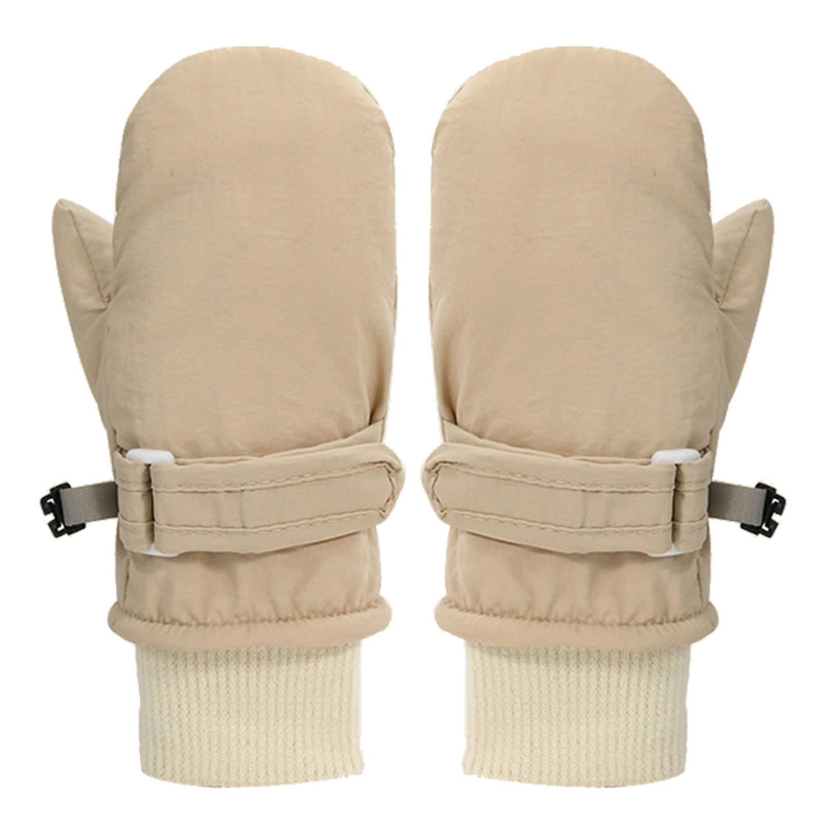 Kid Insulated Snow Gloves Baby Toddler Winter Ski Gloves with String ...