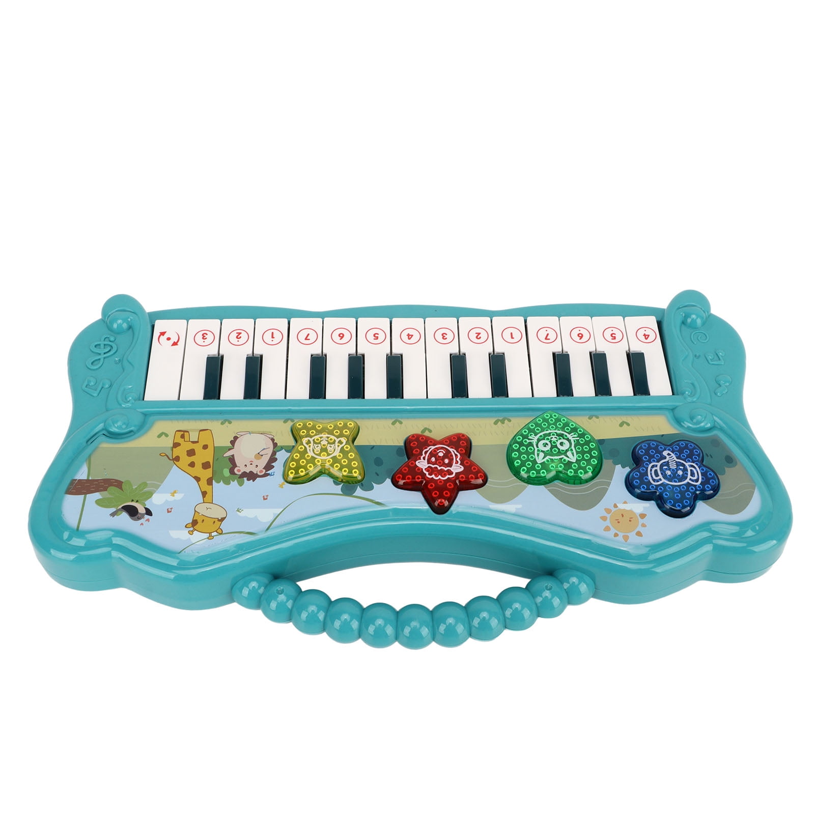 Kid Keyboard Piano, Cute Animal Buttons Mini Digital Music Keyboard ...