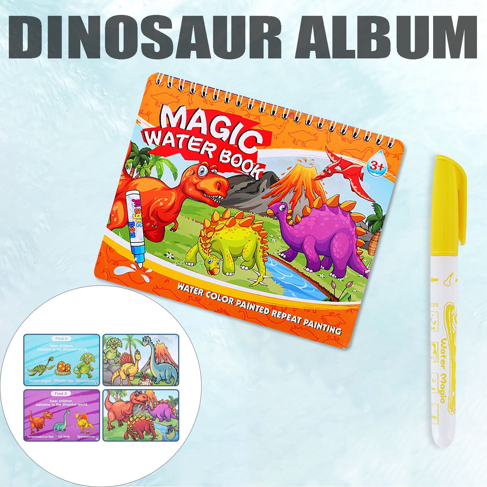 Kid New Educational Toys Erasable Coloring Book Color Painting Water ...
