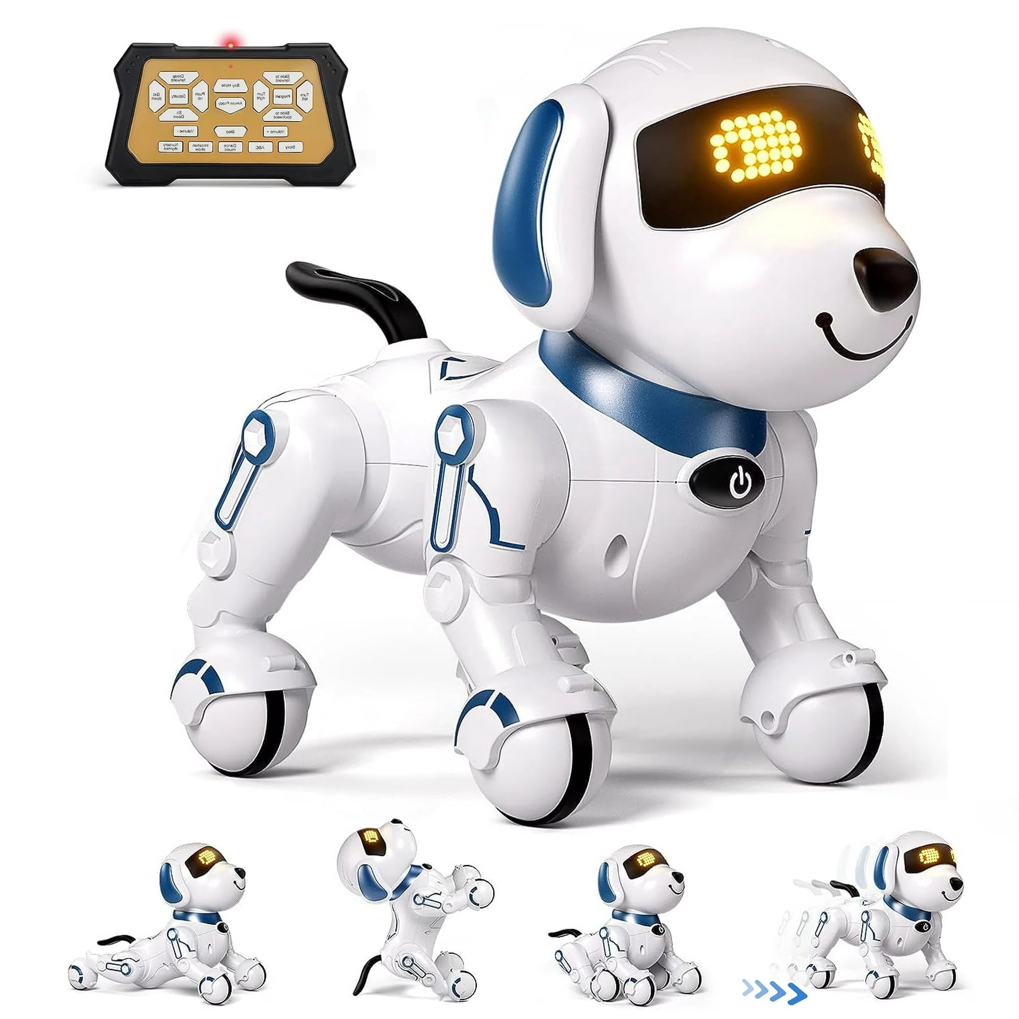 Ucradle Robot Dog, Smart Programmable RC Electronic Pet Puppy with ...