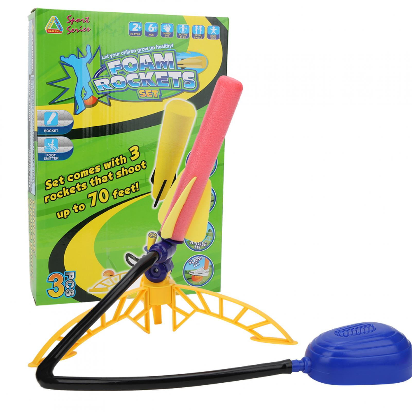 Kid Plastic Sports Game Children Rocket Launcher Family Interactive ...