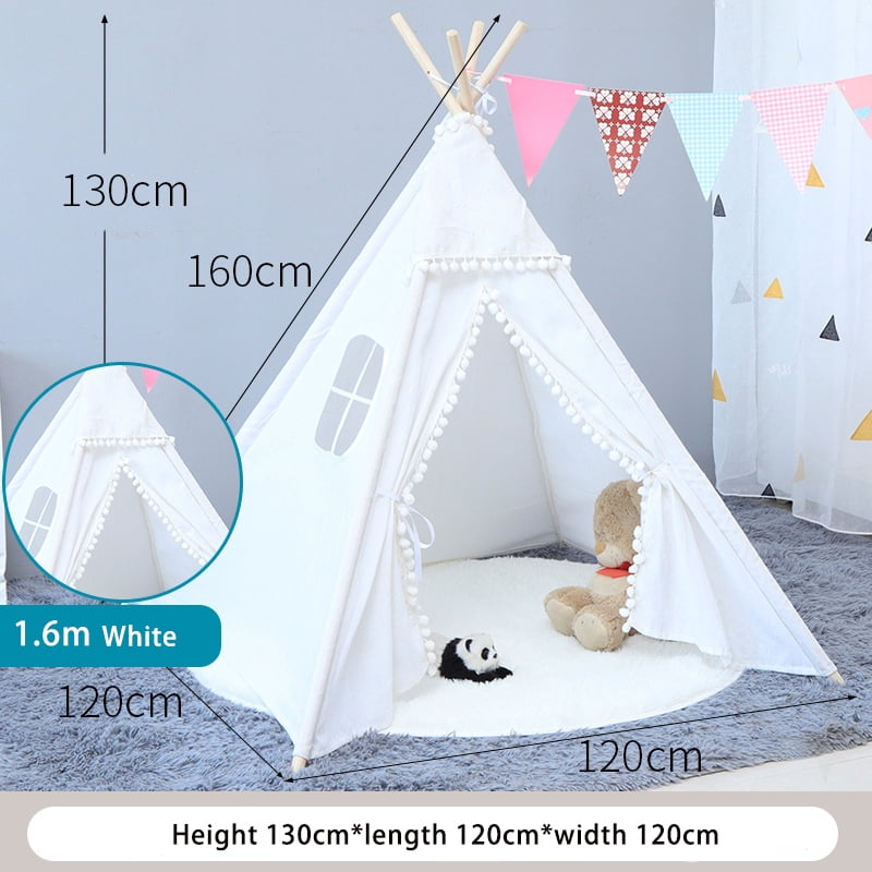 Kid Play House Wigwam for Children 1.35/1.6m Portable Children Tipi ...