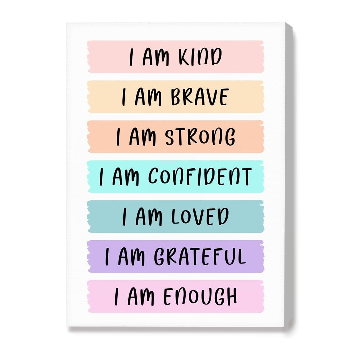 Kid Positive Affirmations Wall Decor,Inspirational Wall Decor for Kids ...