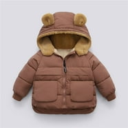 Gyratedream 2-6T Toddler Kids Little Boy Girl Winter Down Coat Fleece Lined Hooded Jacket ...