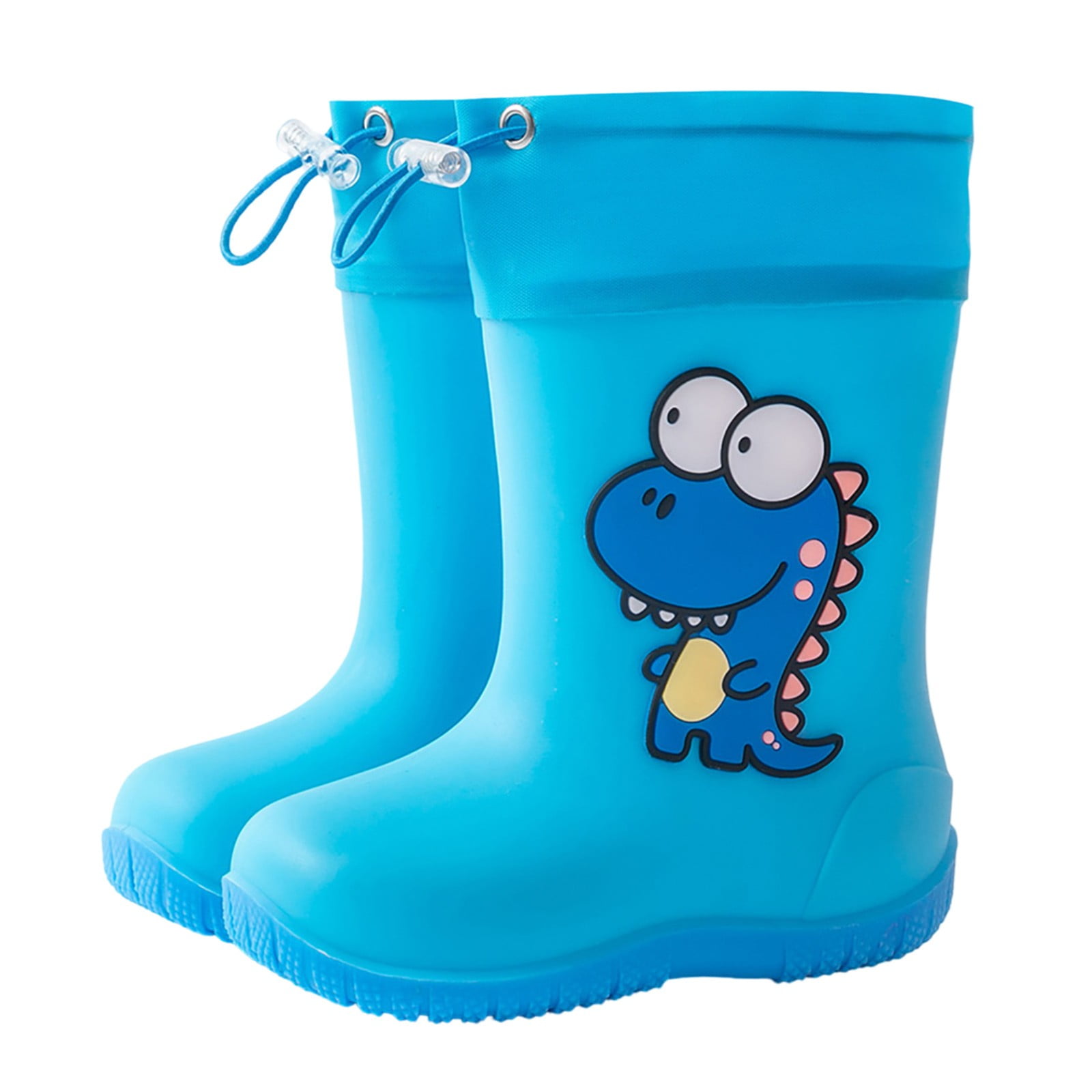 Kid Rain Boots Children Elastic Lightweight Rain Boots Textured Soles ...