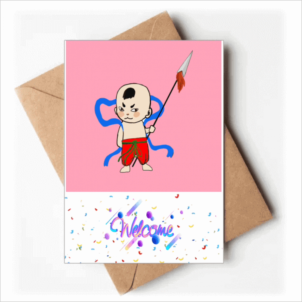 Kid Red Mythology Welcome Back Greeting Cards Envelopes Blank - Walmart.com