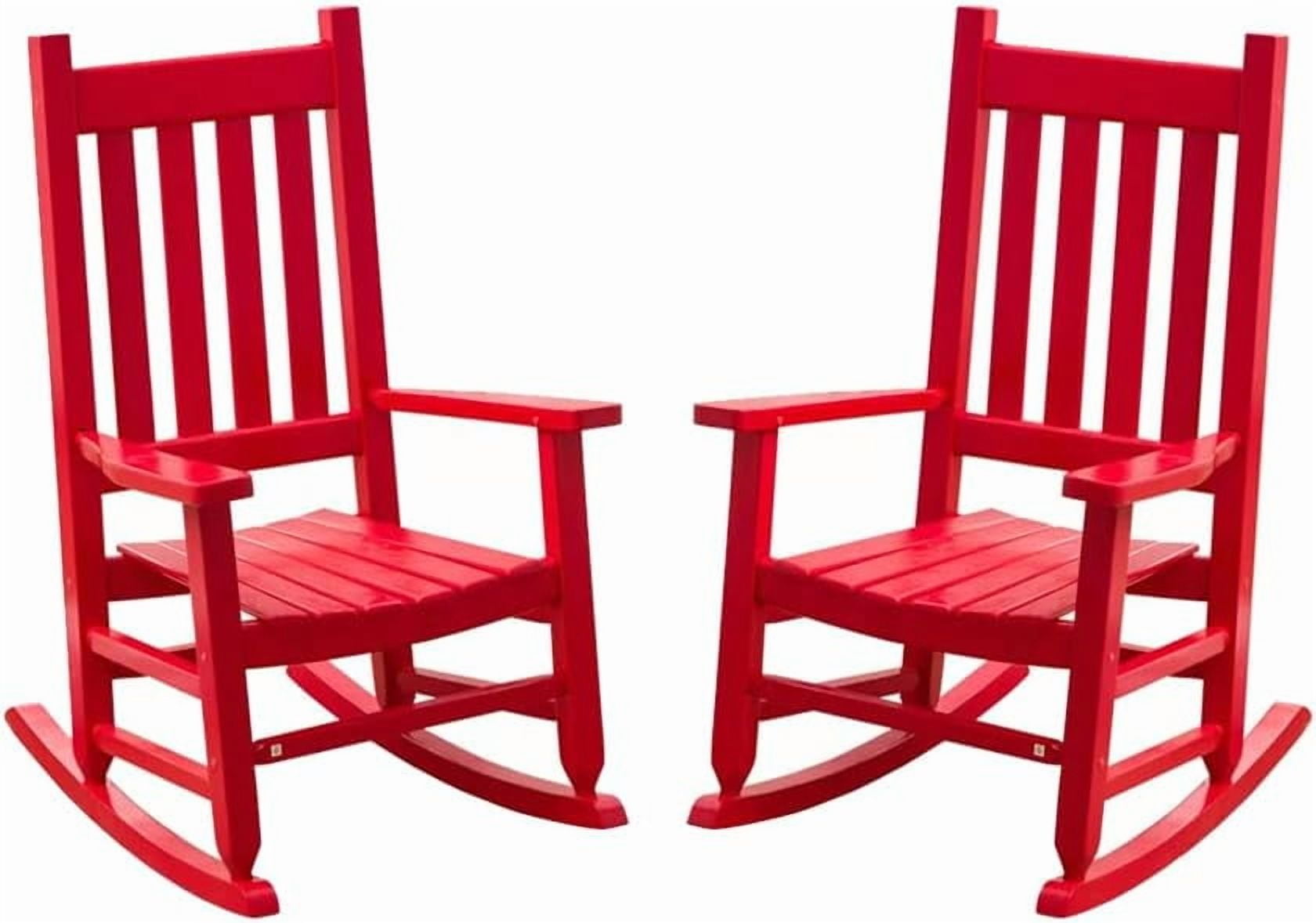 Kid Rocking Chair Set of 2 Child Toddler Small Baby Wooden Comfy Rocker ...