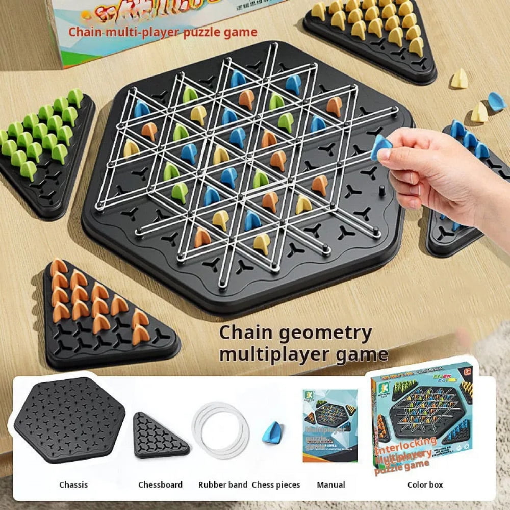 Kid Rope Knots Sensory Social Board Game Logical Thinking Challenge ...
