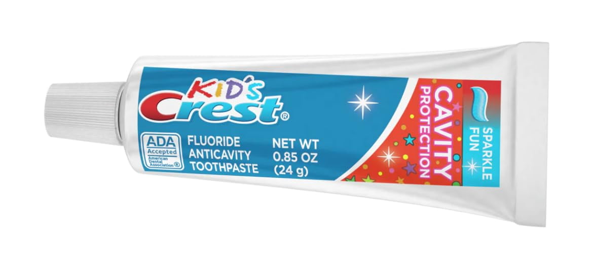Kid’S Crest Cavity Protection Sparkle Fun Toothpaste .85 Ounce (12 Pack ...