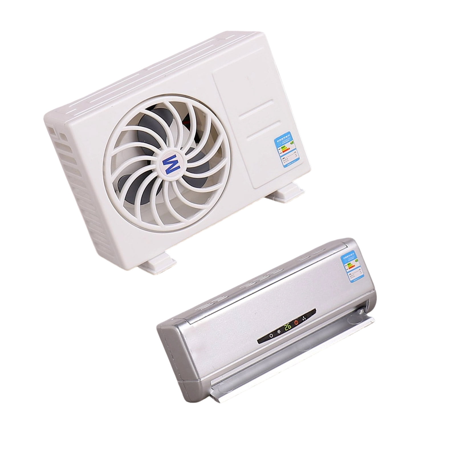 Kid Safe Solar Operated Air Conditioners Model Realistic ABS Design ...