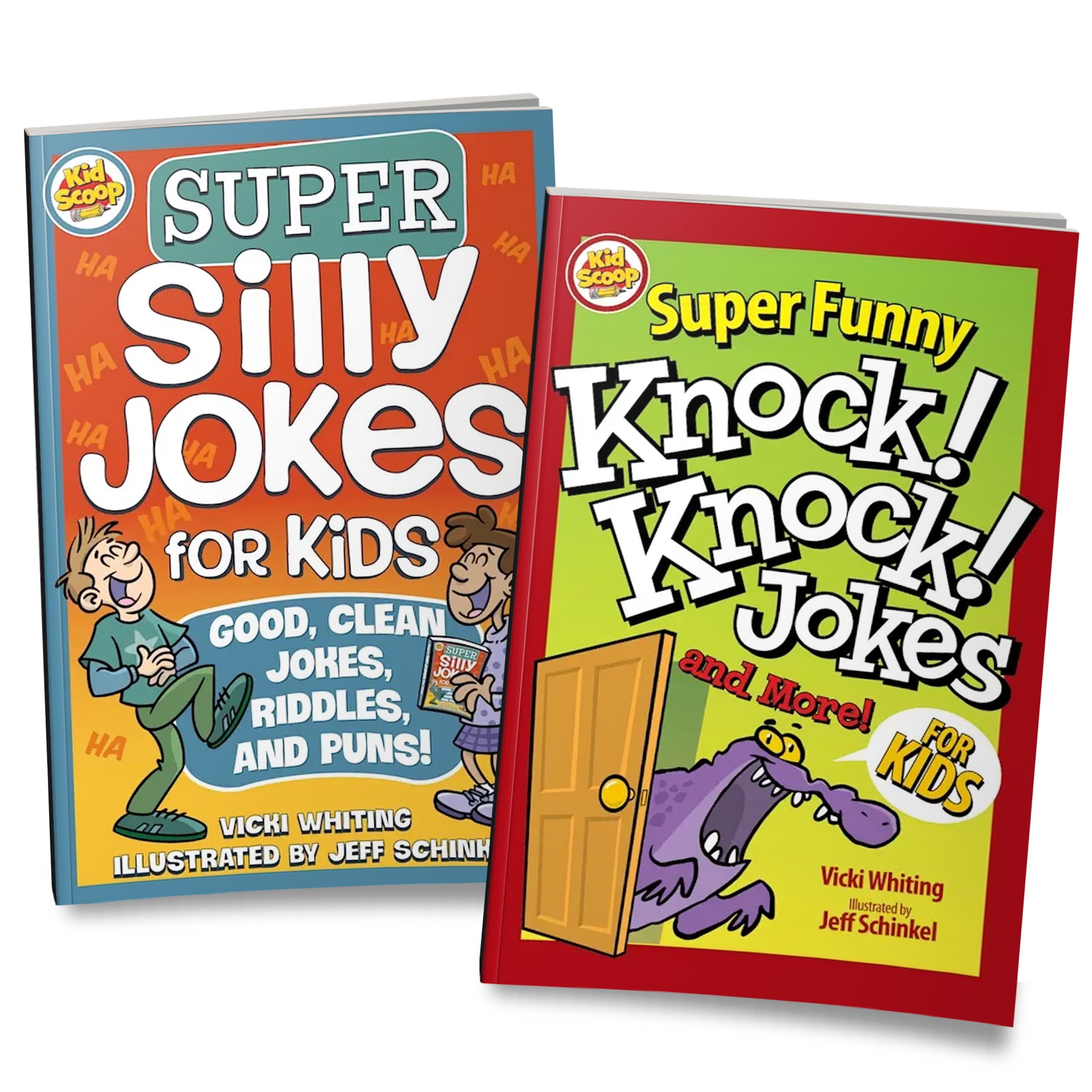 Kid Scoop Jokes Bundle; 2 Books - Super Silly Jokes for Kids & Super ...