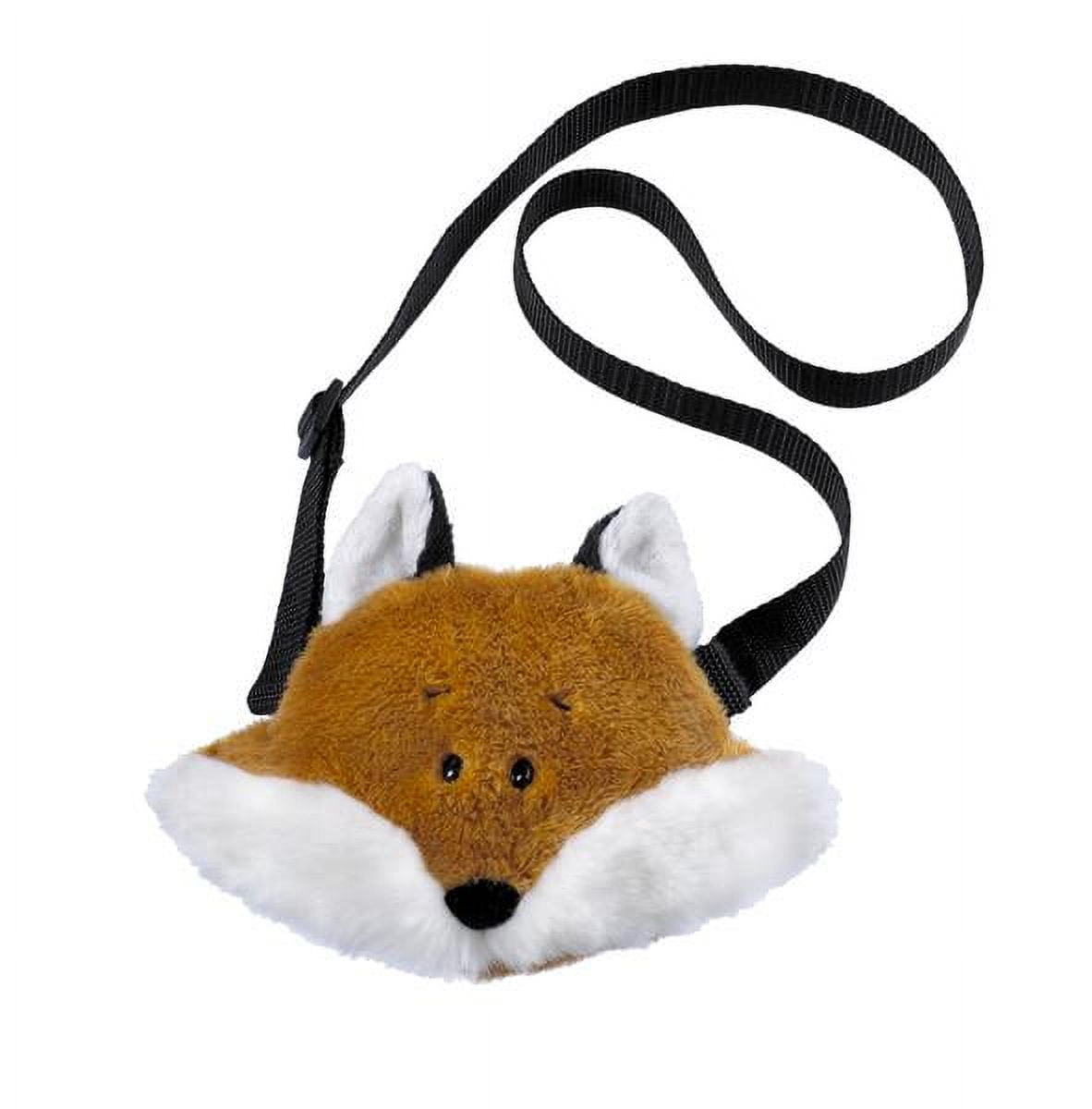 Kid Size Plush Fox Coin Purse W/ Shoulder Strap By Ganz - Walmart.com