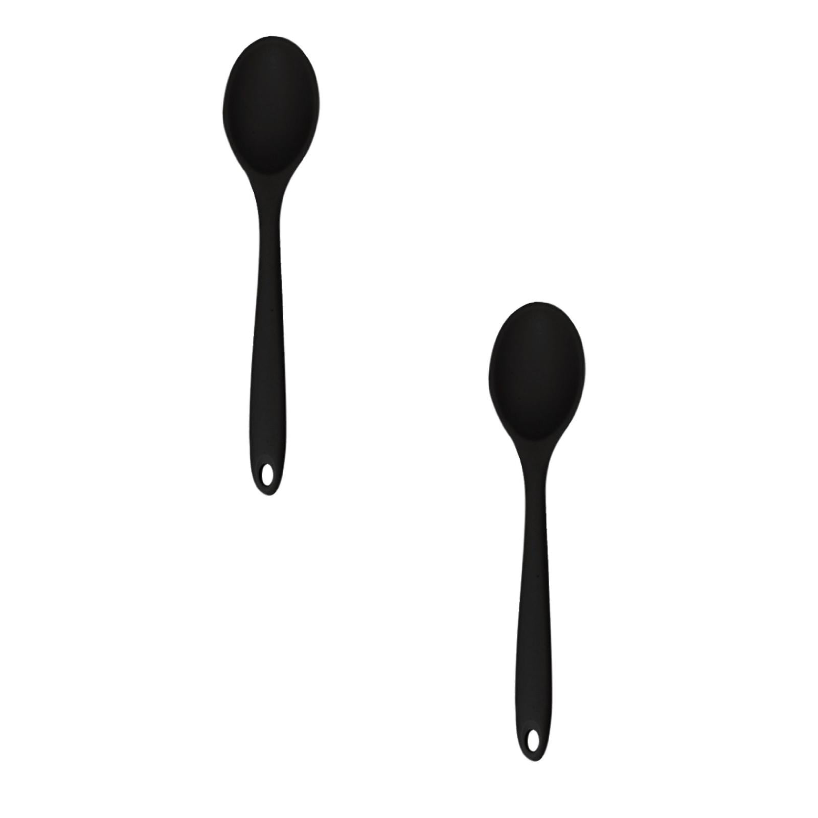 Kid Spoons Small Silicone Spoon Baby Food Supplement High Temperature ...